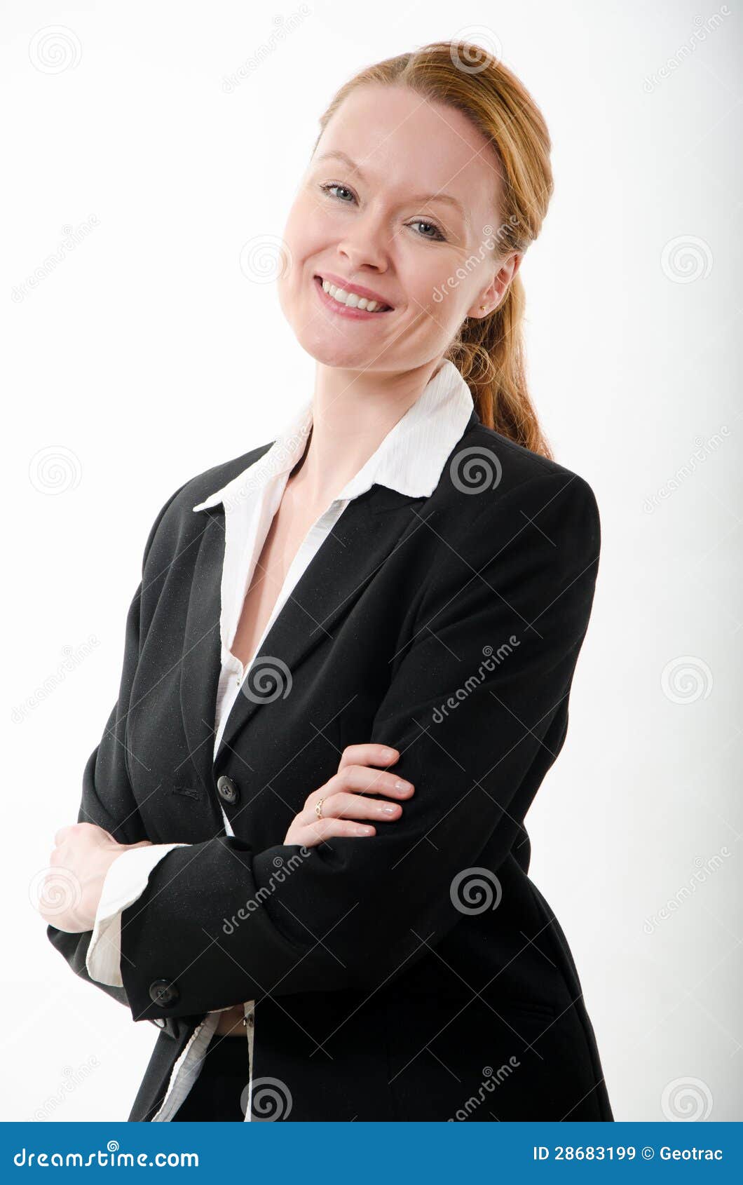 Smiling business woman stock image. Image of businesswoman - 28683199