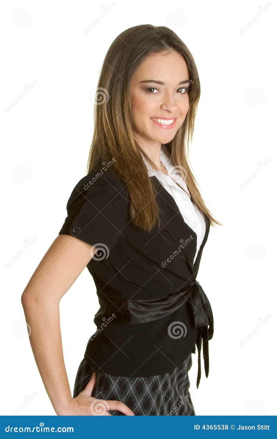 Smiling Business Woman stock photo. Image of woman, smiling - 4365538