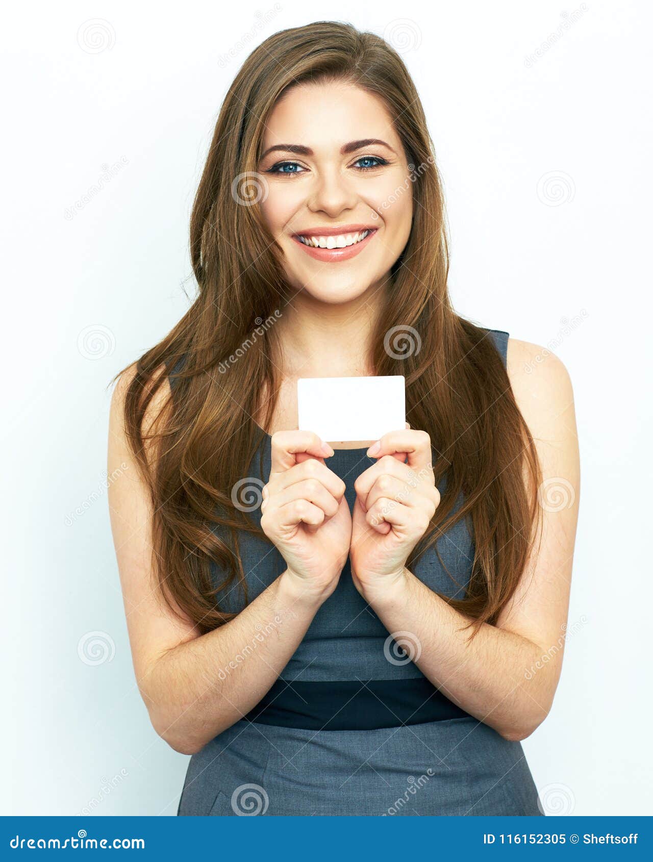 Smiling Business Woman Hold White Advertising Board. Stock Image ... Smiling Business Woman Hold White Advertising Board. Stock Image ...