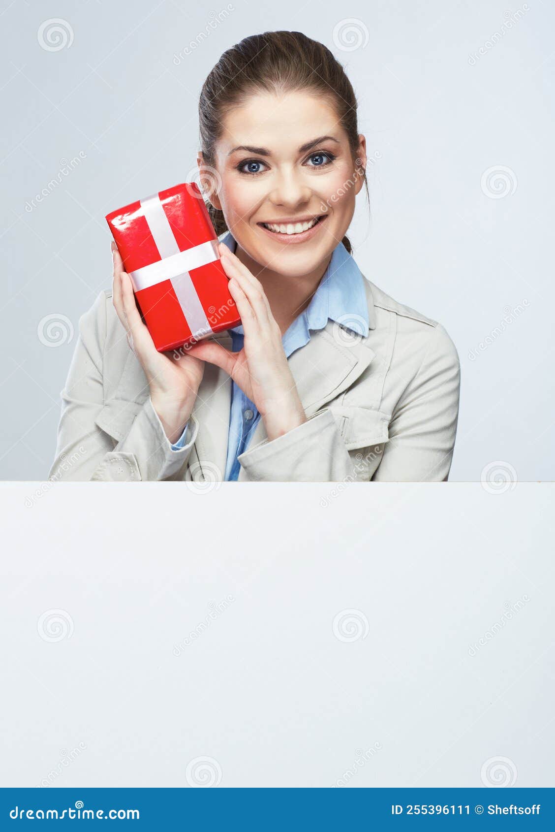 Smiling Business Woman Red Gift Box Hold Stock Image - Image of happy ... Smiling Business Woman Red Gift Box Hold Stock Image - Image of happy ...
