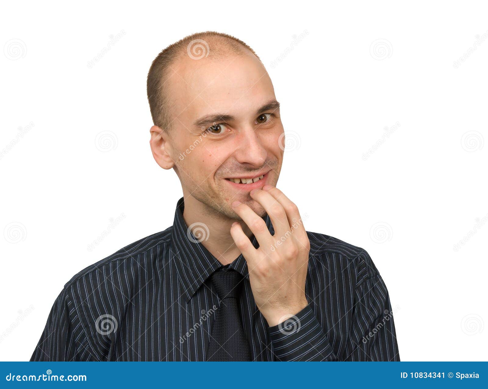 Smiling businessman stock image. Image of portrait, human - 10834341