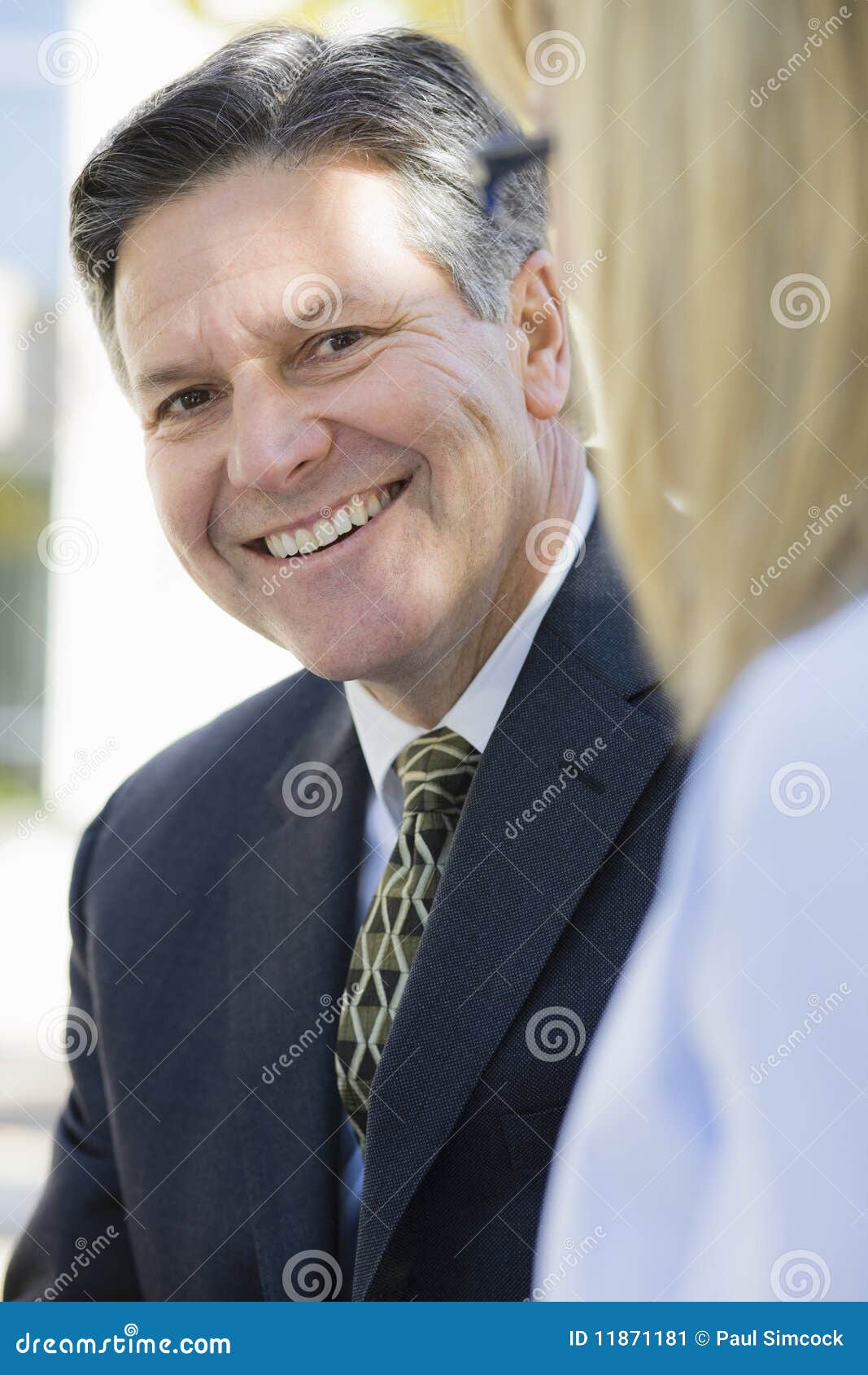 Smiling Businessman stock image. Image of happy, blond - 11871181