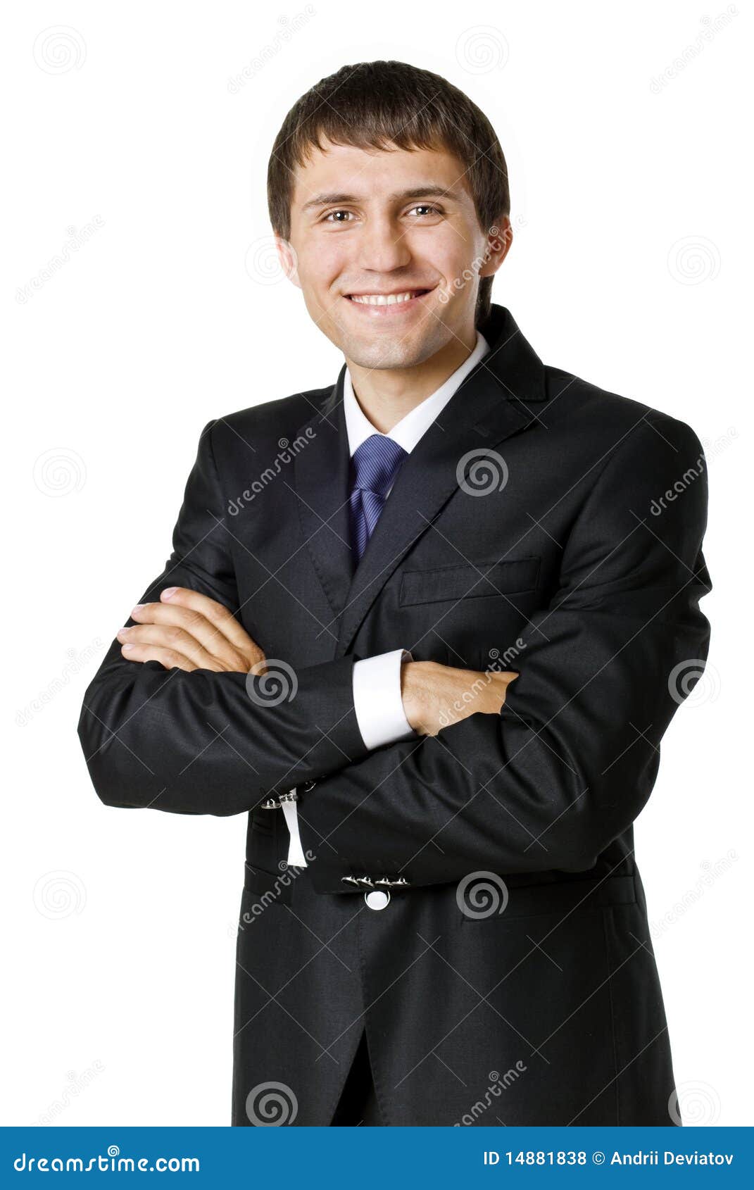 Smiling businessman stock photo. Image of businessman - 14881838