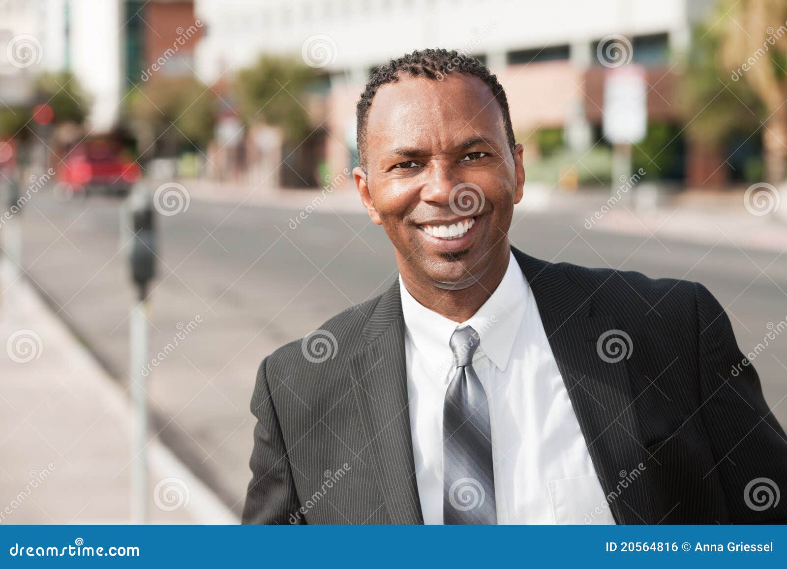 Smiling Businessman stock photo. Image of male, outdoor - 20564816