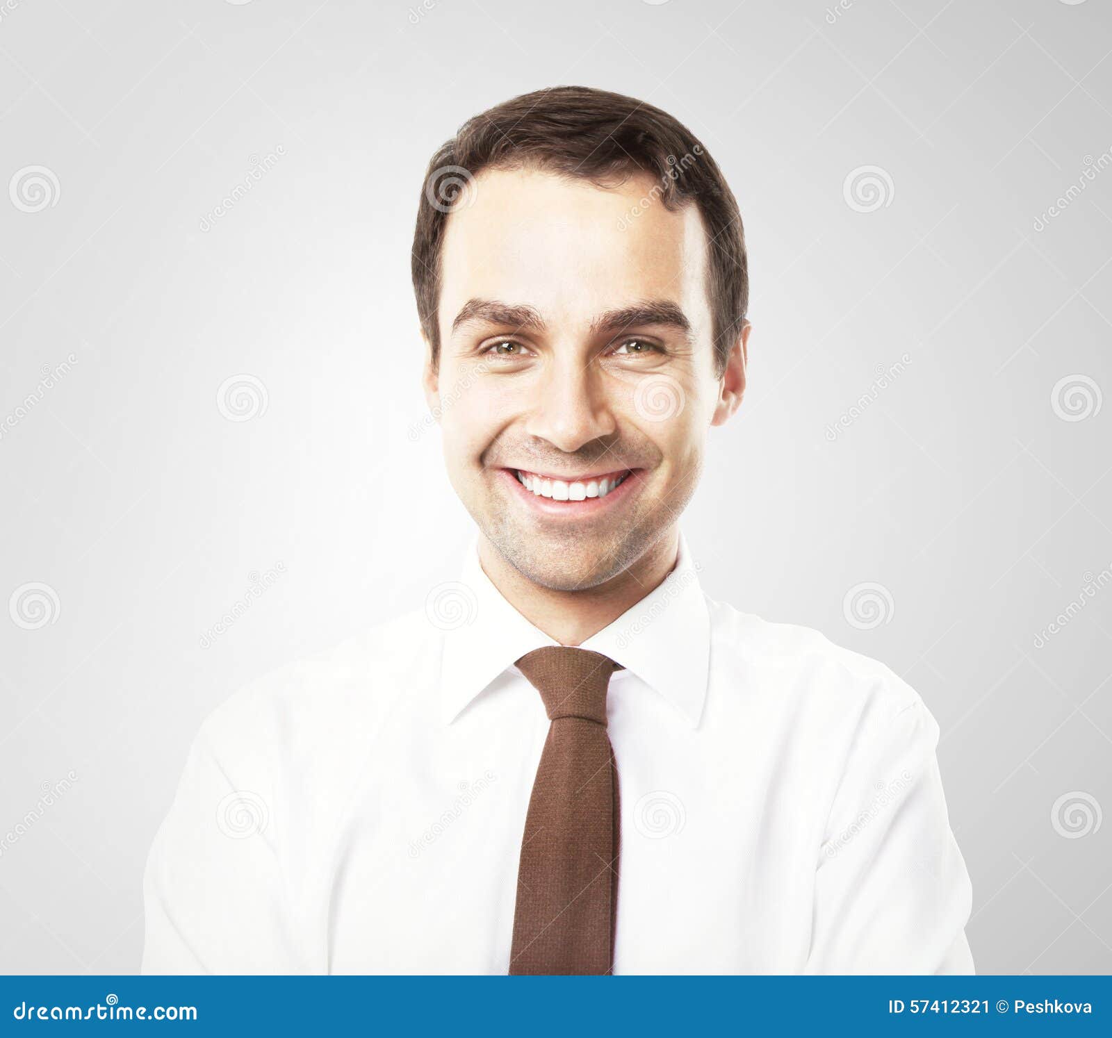 Smiling businessman stock image. Image of modern, handsome - 57412321