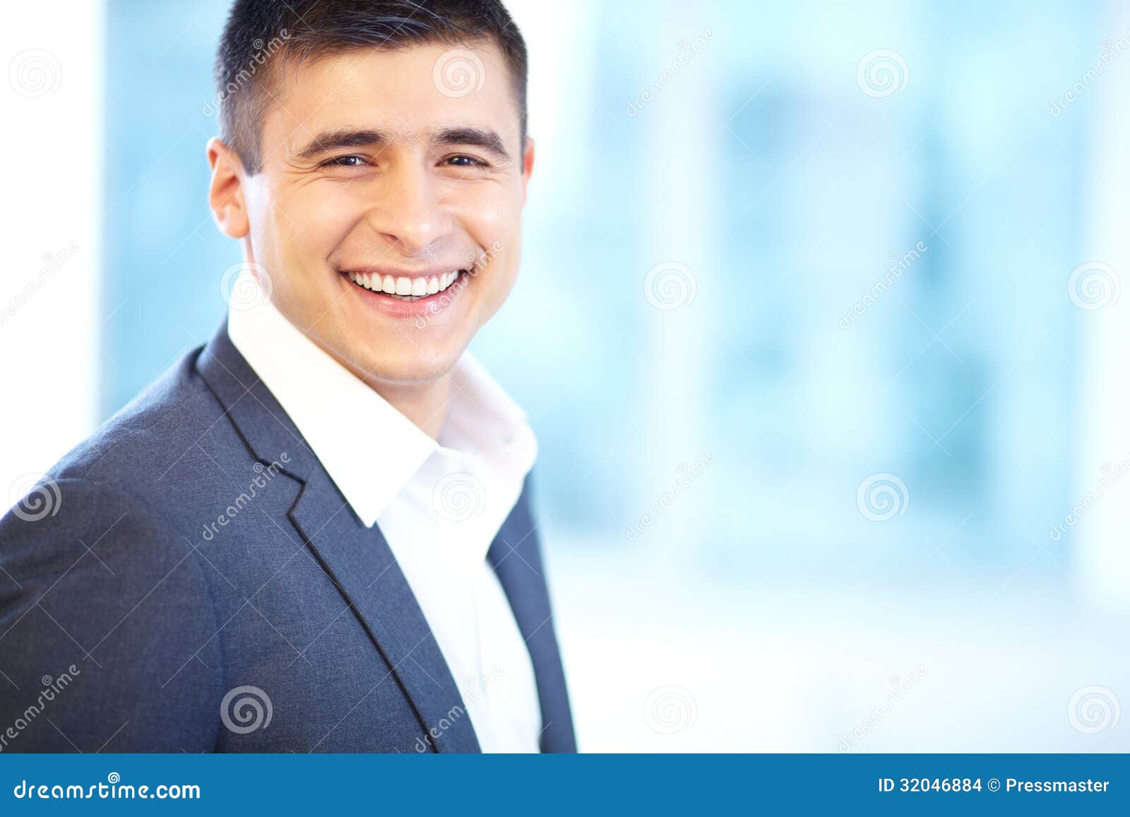 Smiling businessman stock photo. Image of elegant, formal - 32046884