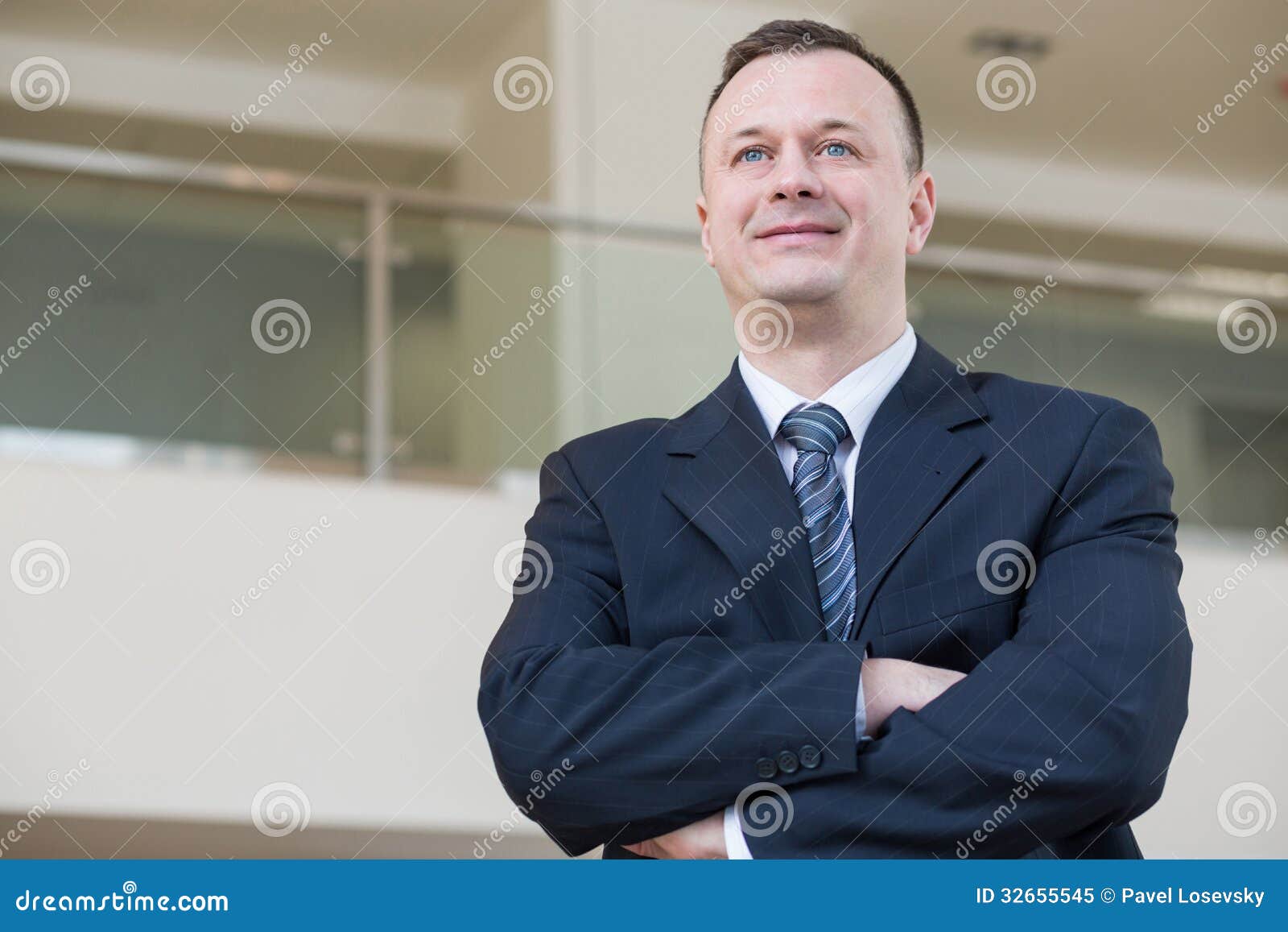 Smiling businessman stock image. Image of cheerful, elegant - 32655545