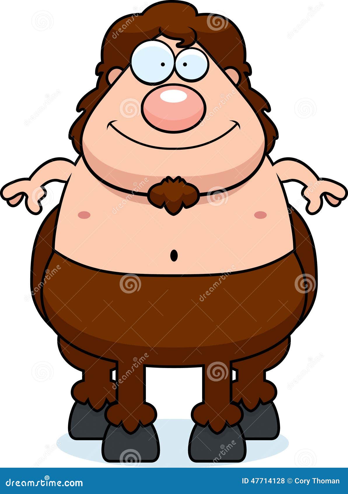 Smiling Cartoon Centaur stock vector. Illustration of smiling - 47714128