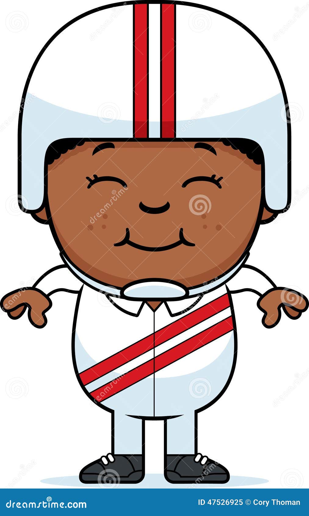 Smiling Cartoon Daredevil stock vector. Illustration of happy - 47526925