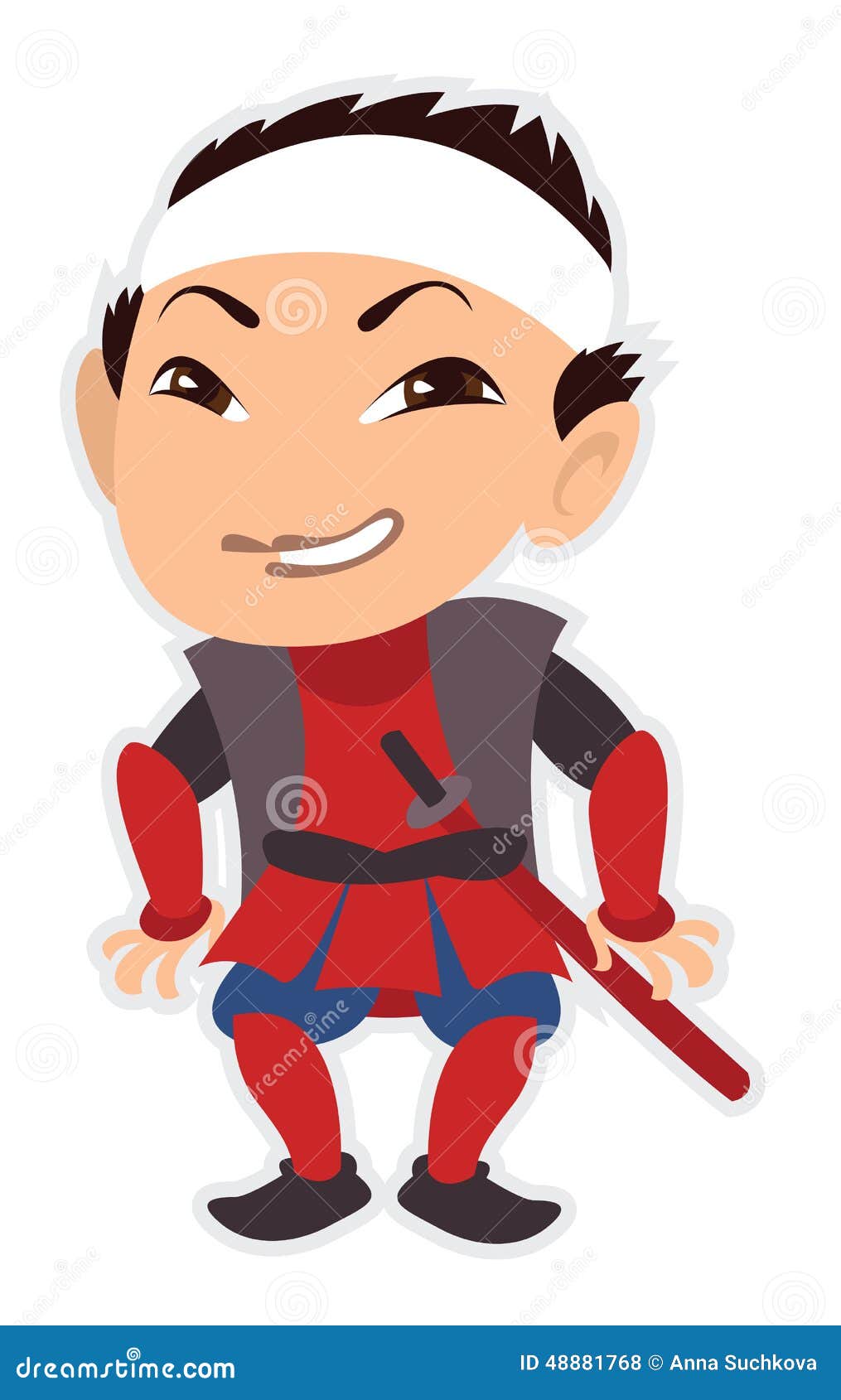 Samurai Smiling Stock Illustrations – 71 Samurai Smiling Stock ...