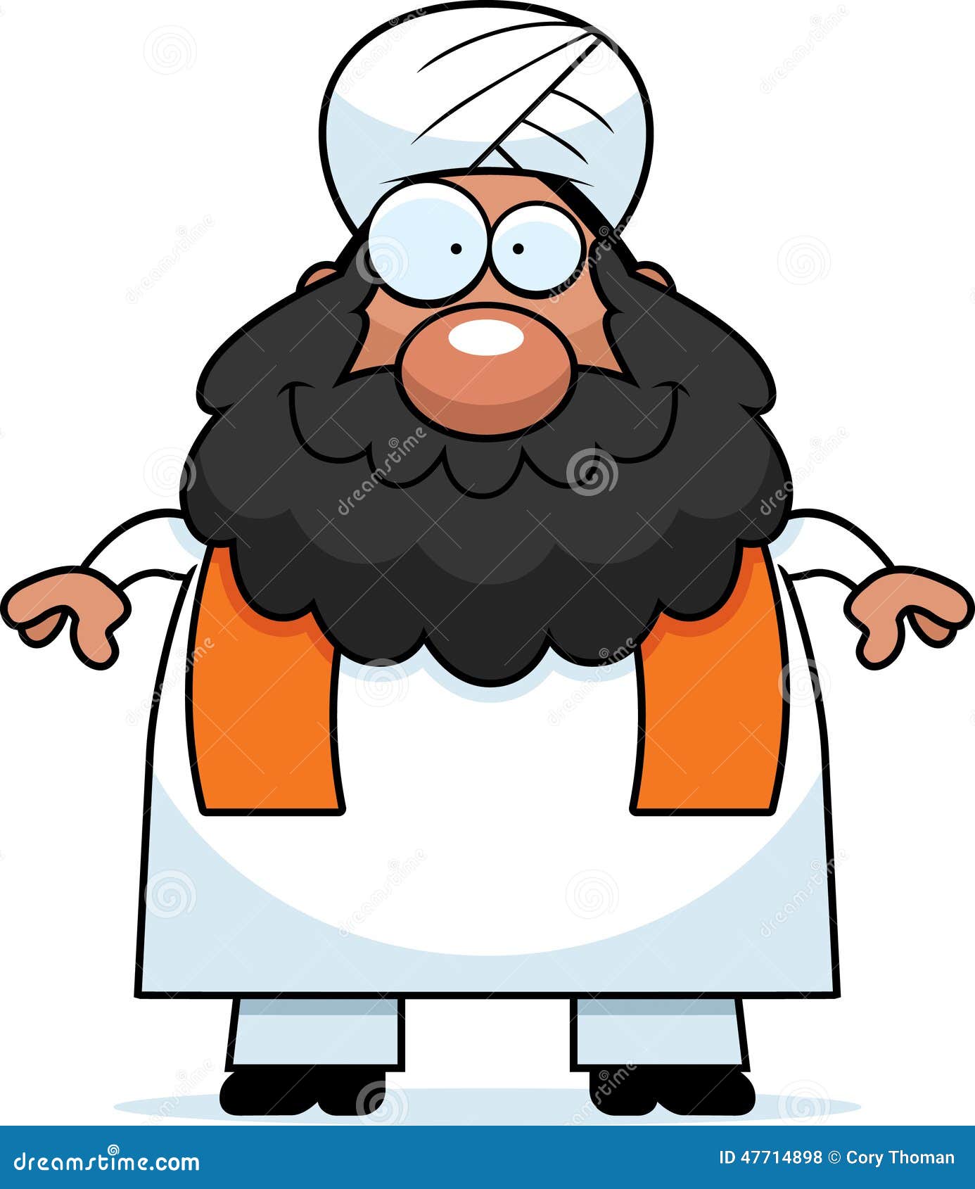 Smiling Cartoon Sikh stock vector. Illustration of indian - 47714898