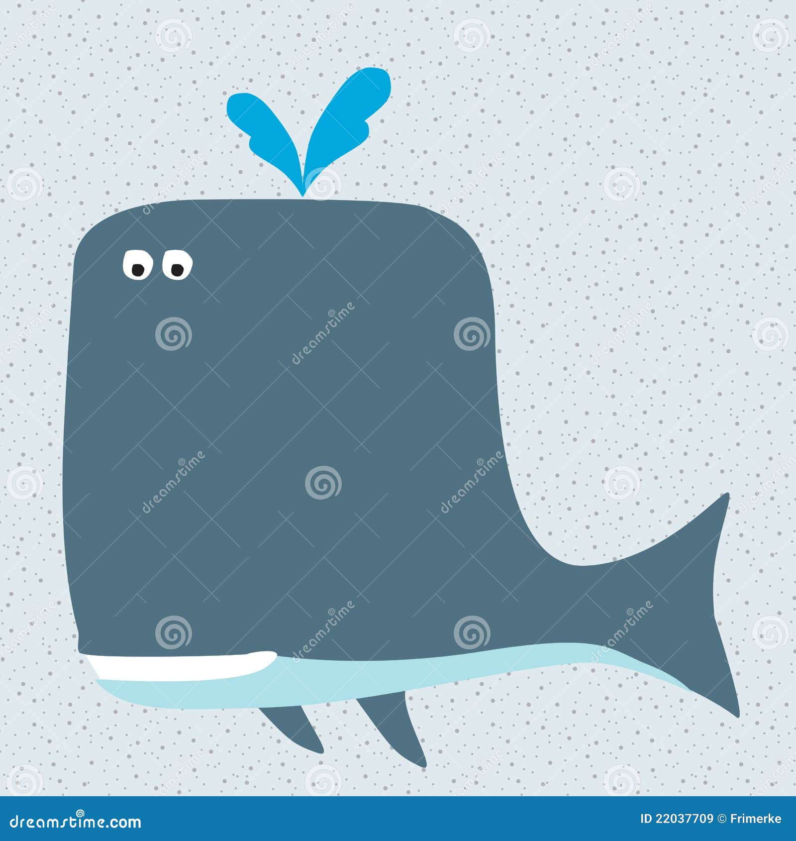 Smiling cartoon whale stock vector. Illustration of amusing - 22037709