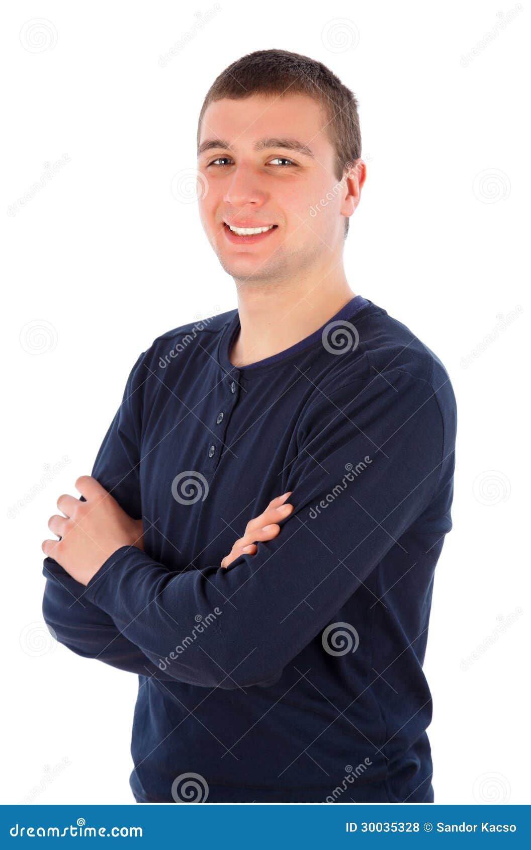 Kind guy smiling stock photo. Image of teenage, people - 30035328