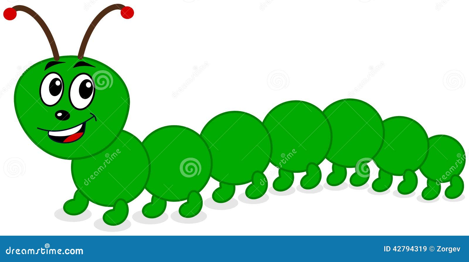 A smiling centipede stock illustration. Illustration of green - 42794319