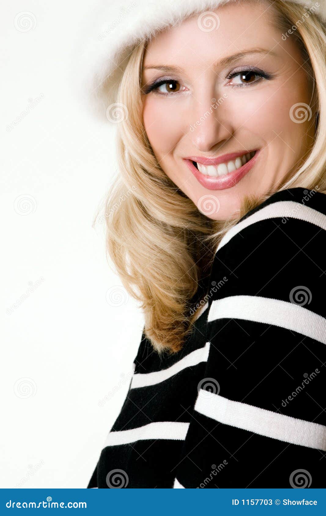 Smiling cheerful woman stock image. Image of cheery, woman - 1157703