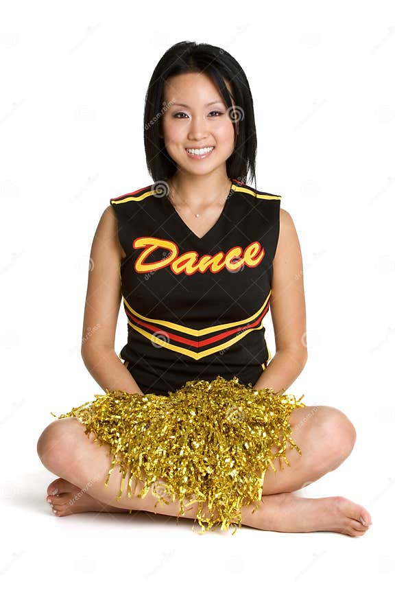 Smiling Cheerleader stock image. Image of girls, sports - 5637365
