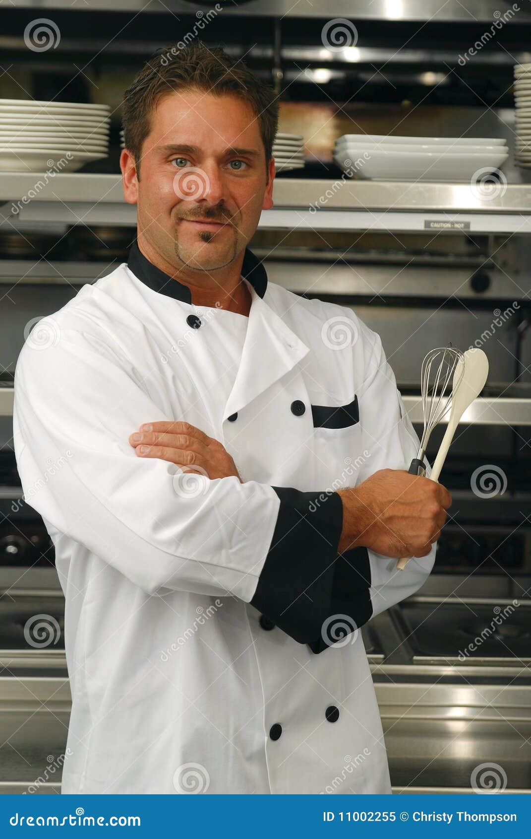 Smiling chef stock image. Image of uniform, chef, smile - 11002255