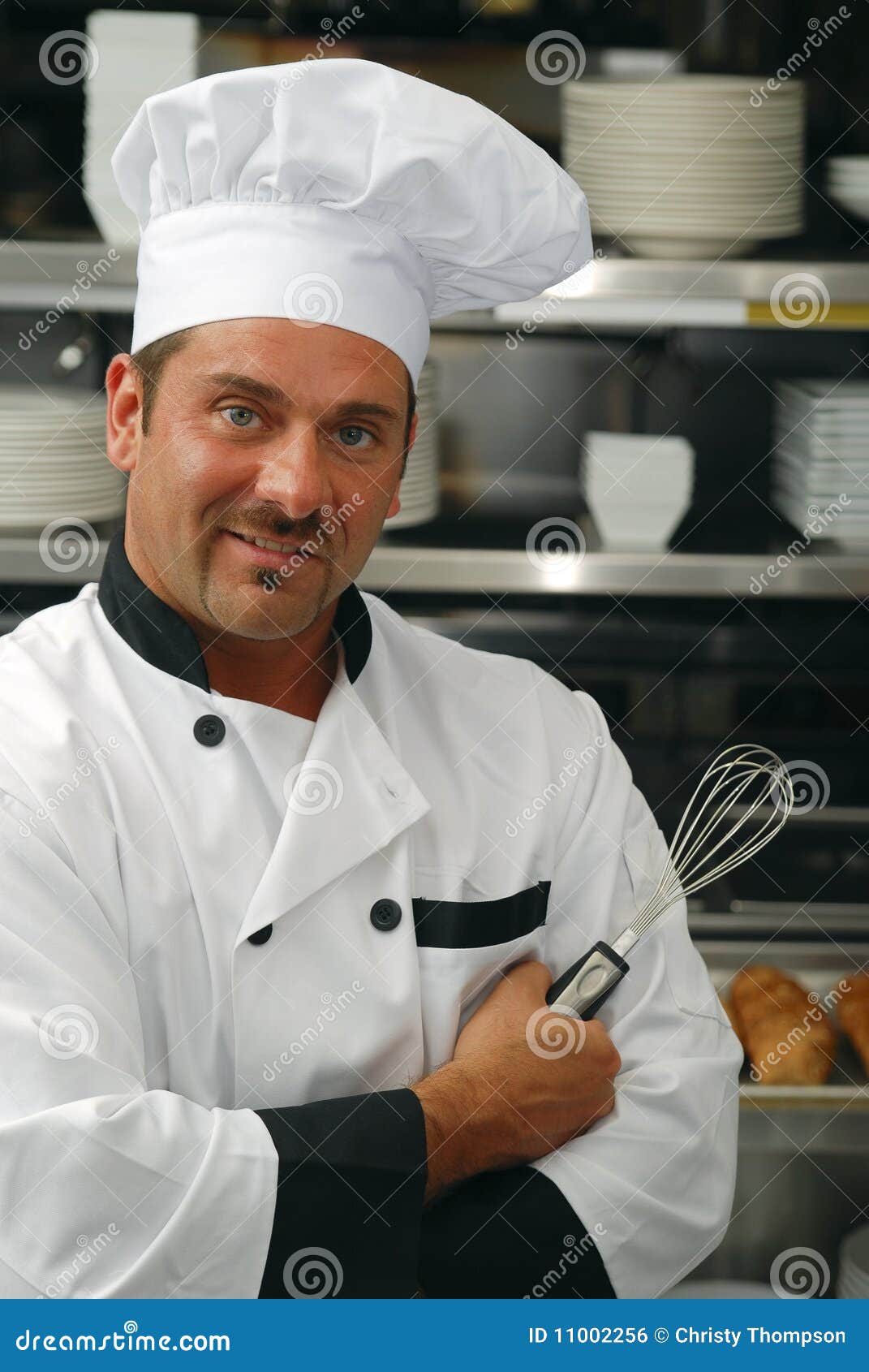 Smiling chef stock photo. Image of handsome, cook, occupation - 11002256