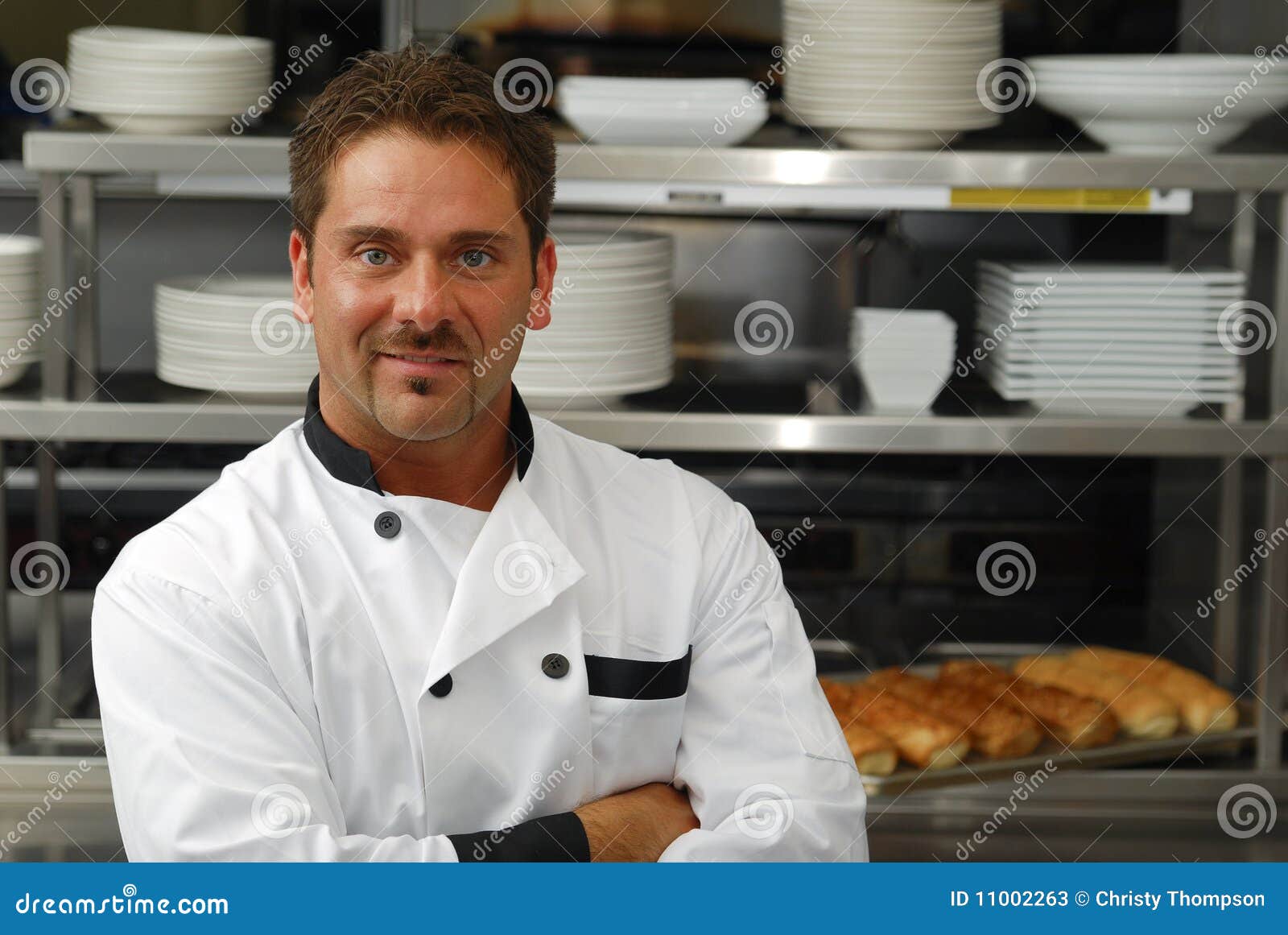 Smiling chef stock image. Image of male, adult, restaurant - 11002263