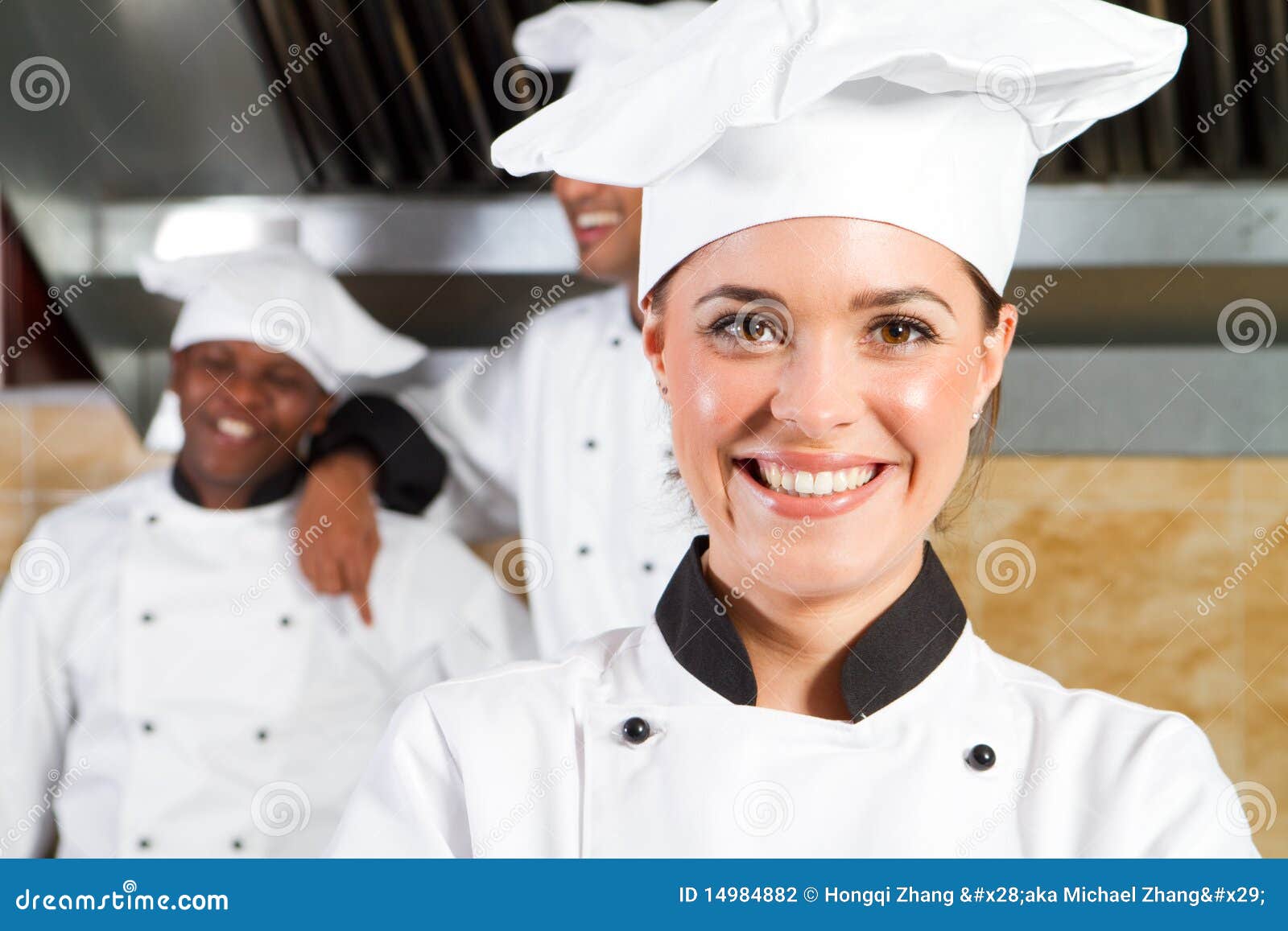 Smiling chef stock photo. Image of joyful, clean, clothing - 14984882