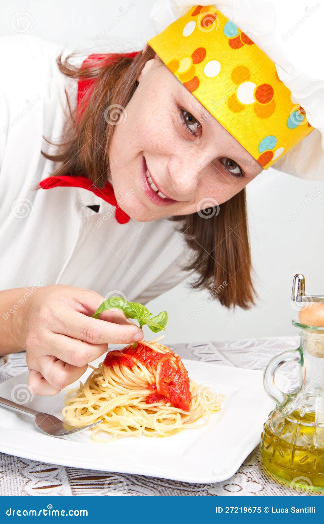 Smiling chef stock image. Image of meal, kitchen, male - 27219675