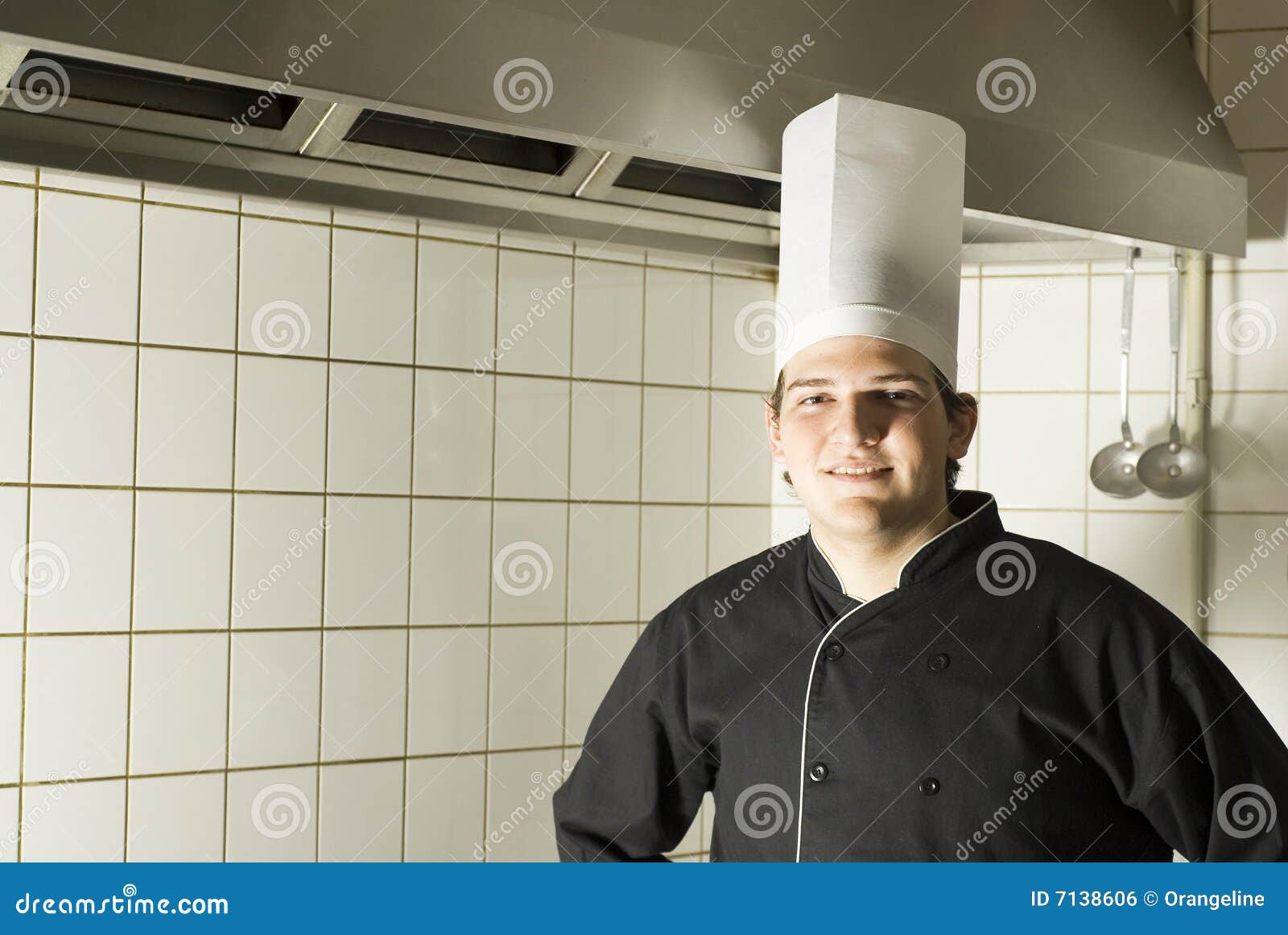Smiling Chef stock photo. Image of cooking, house, indoors - 7138606