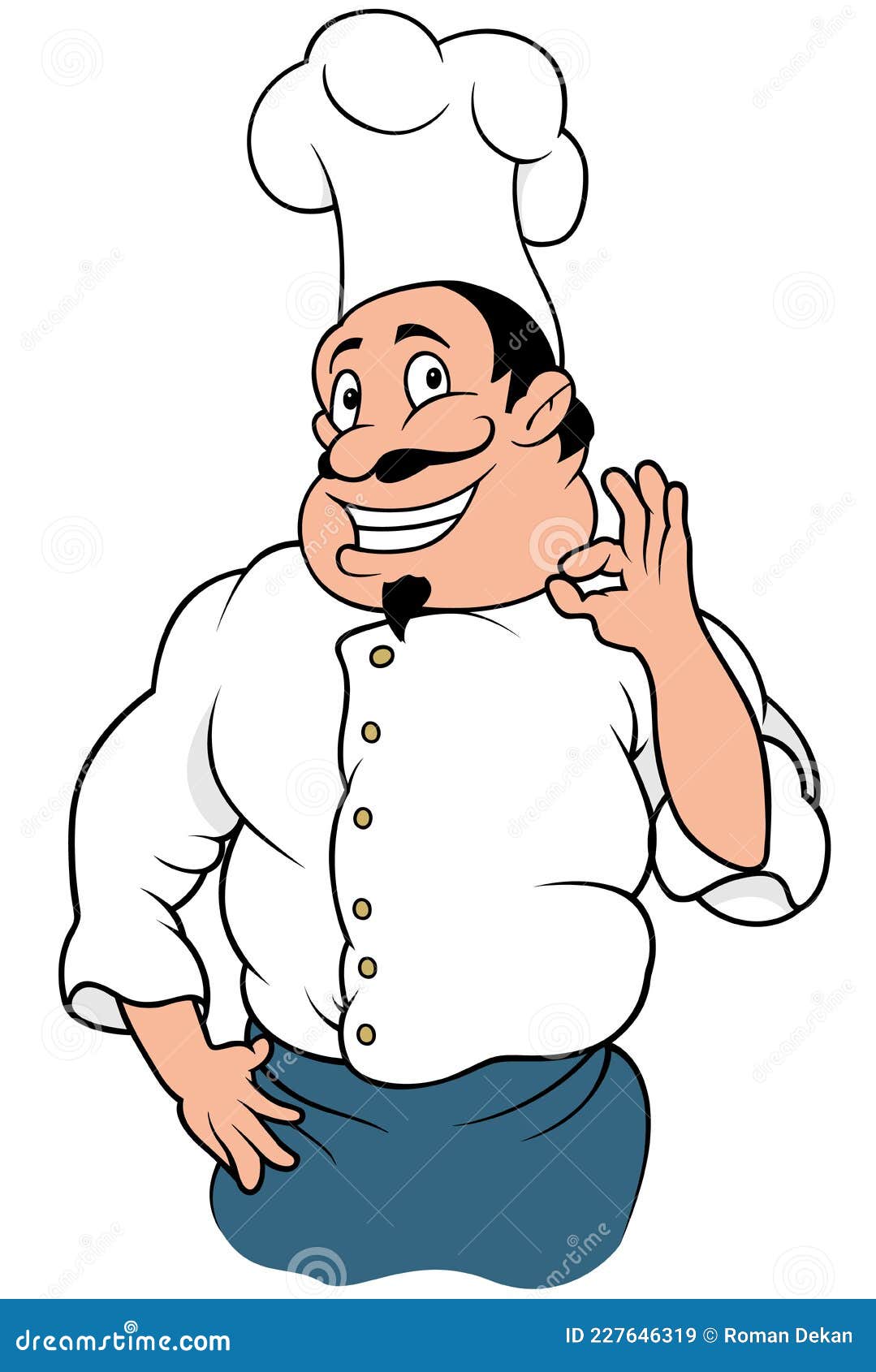 Smiling Chef Cook Character Stock Vector - Illustration of fast ...