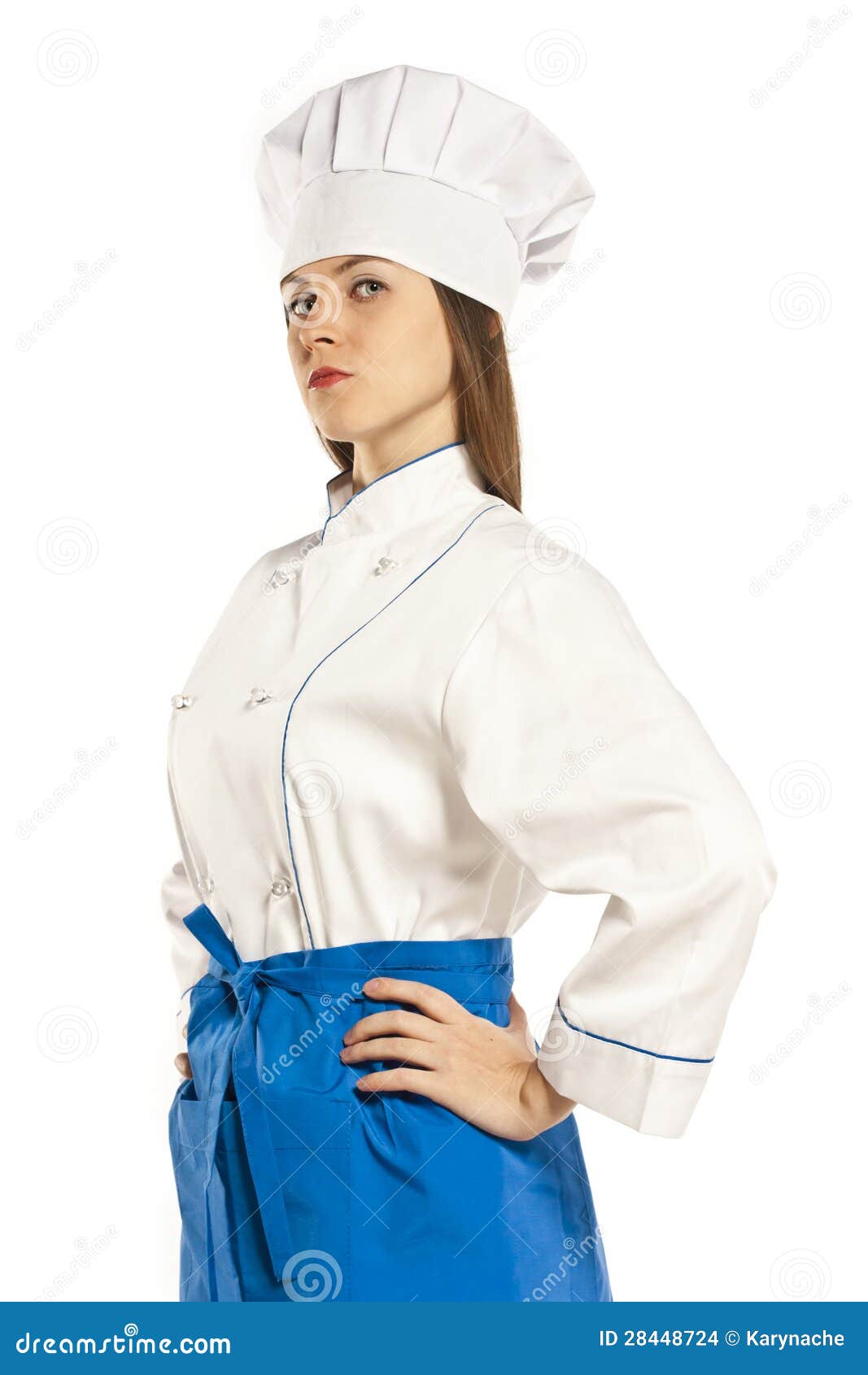 Smiling Chef. Isolated Over White Background. Gourmet. Stock Photo ...