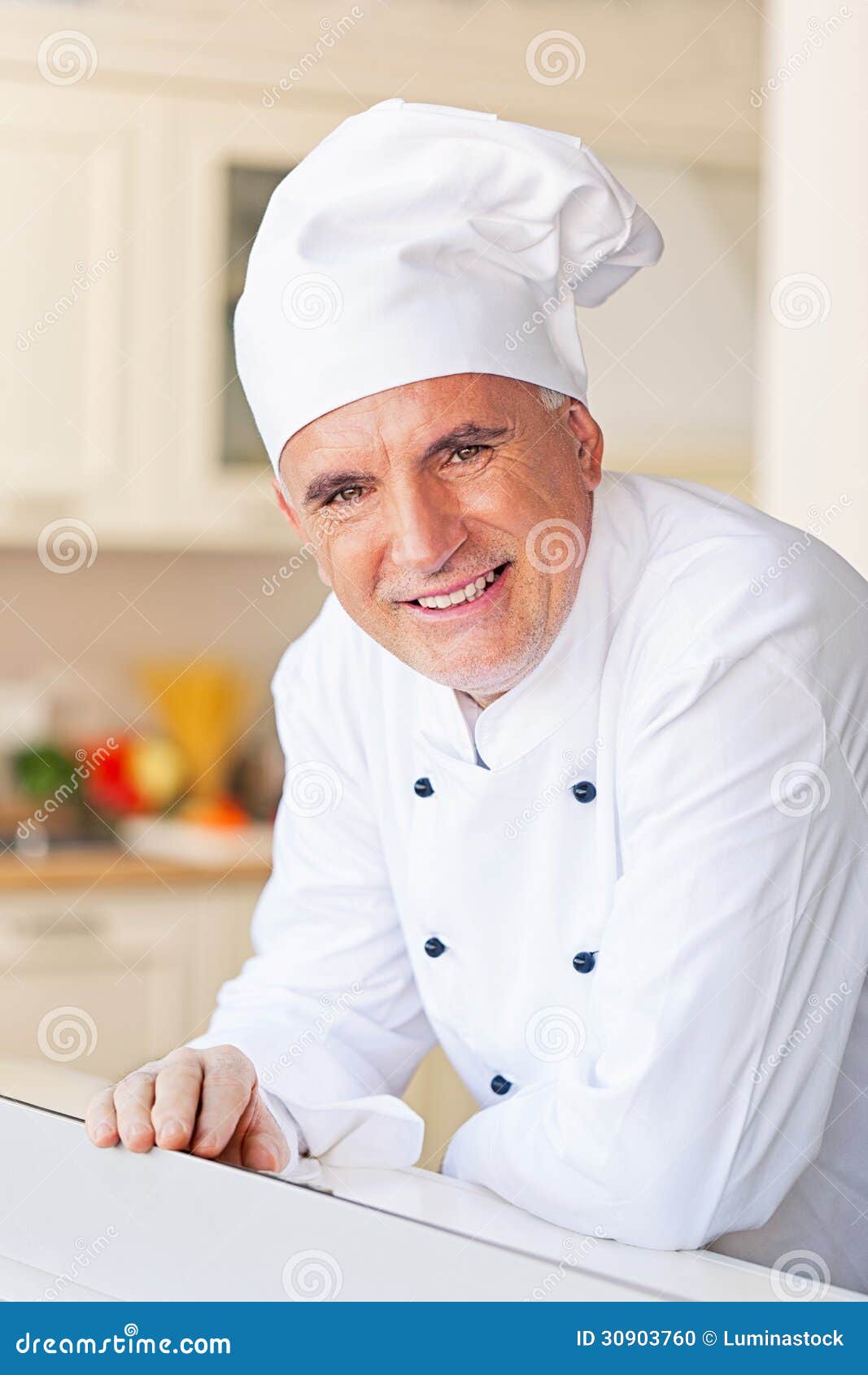 Smiling Chef stock photo. Image of close, mature, people - 30903760