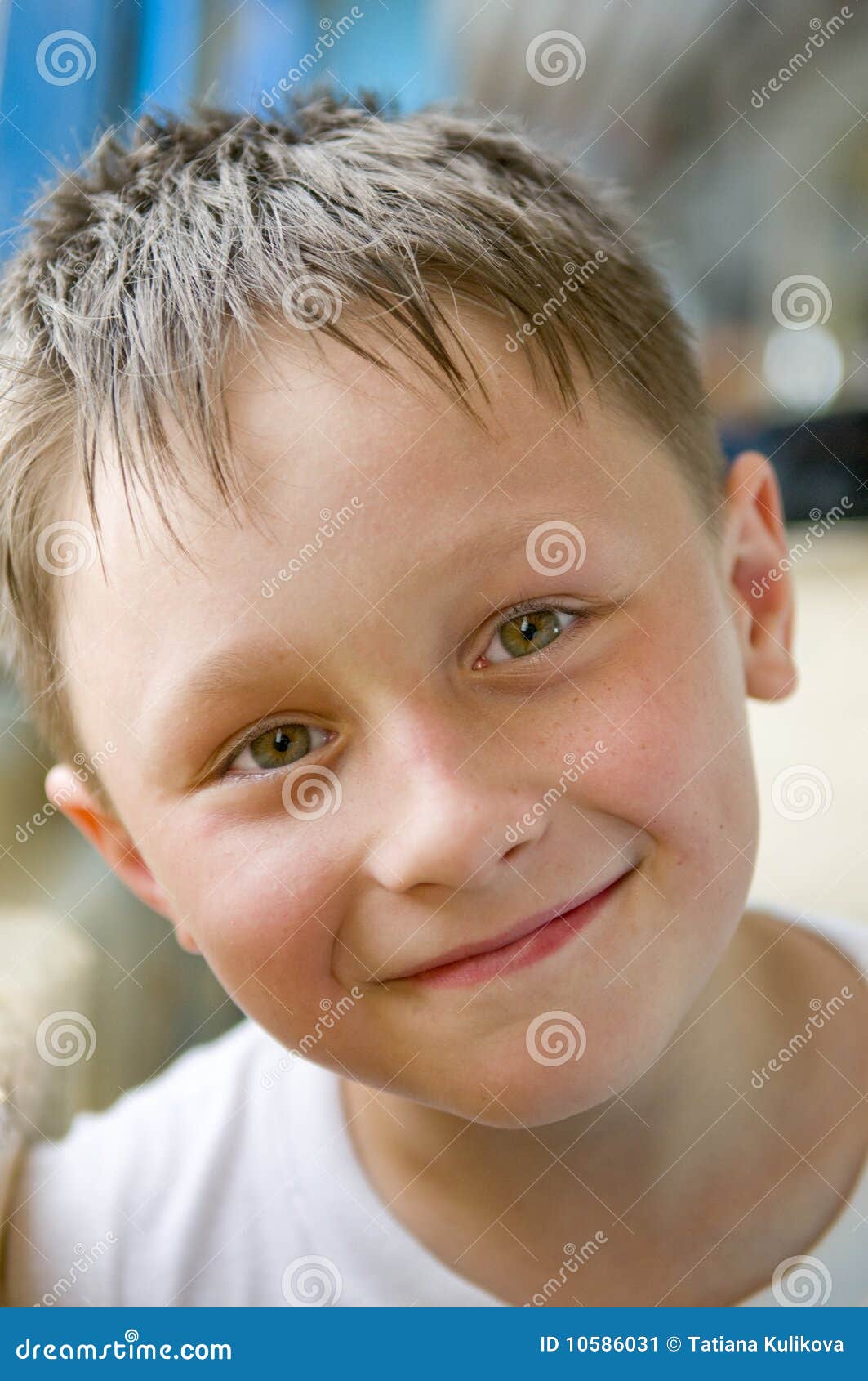 Smiling child stock image. Image of smile, blue, person - 10586031