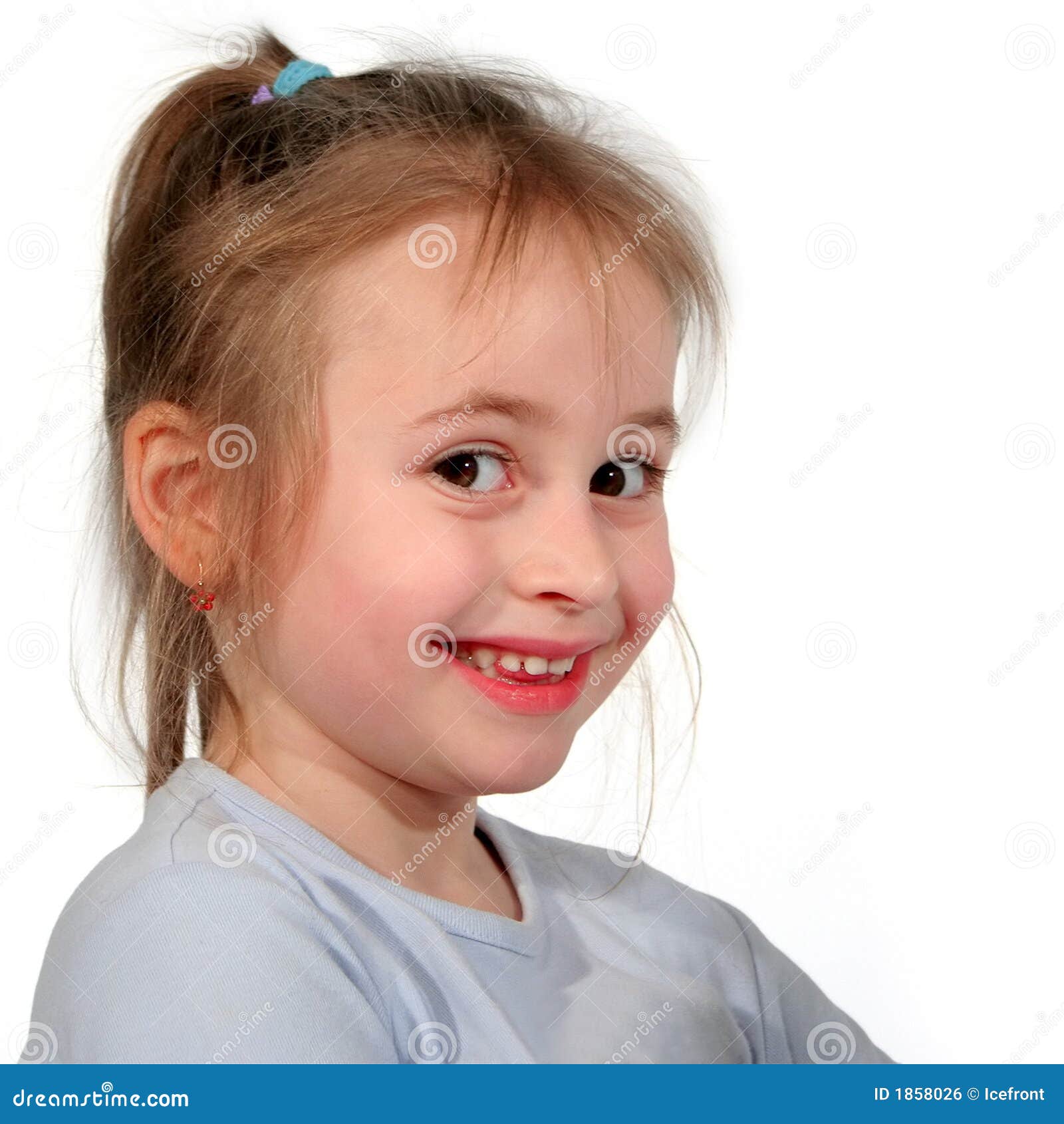 Smiling child stock photo. Image of mouth, smile, smiling - 1858026