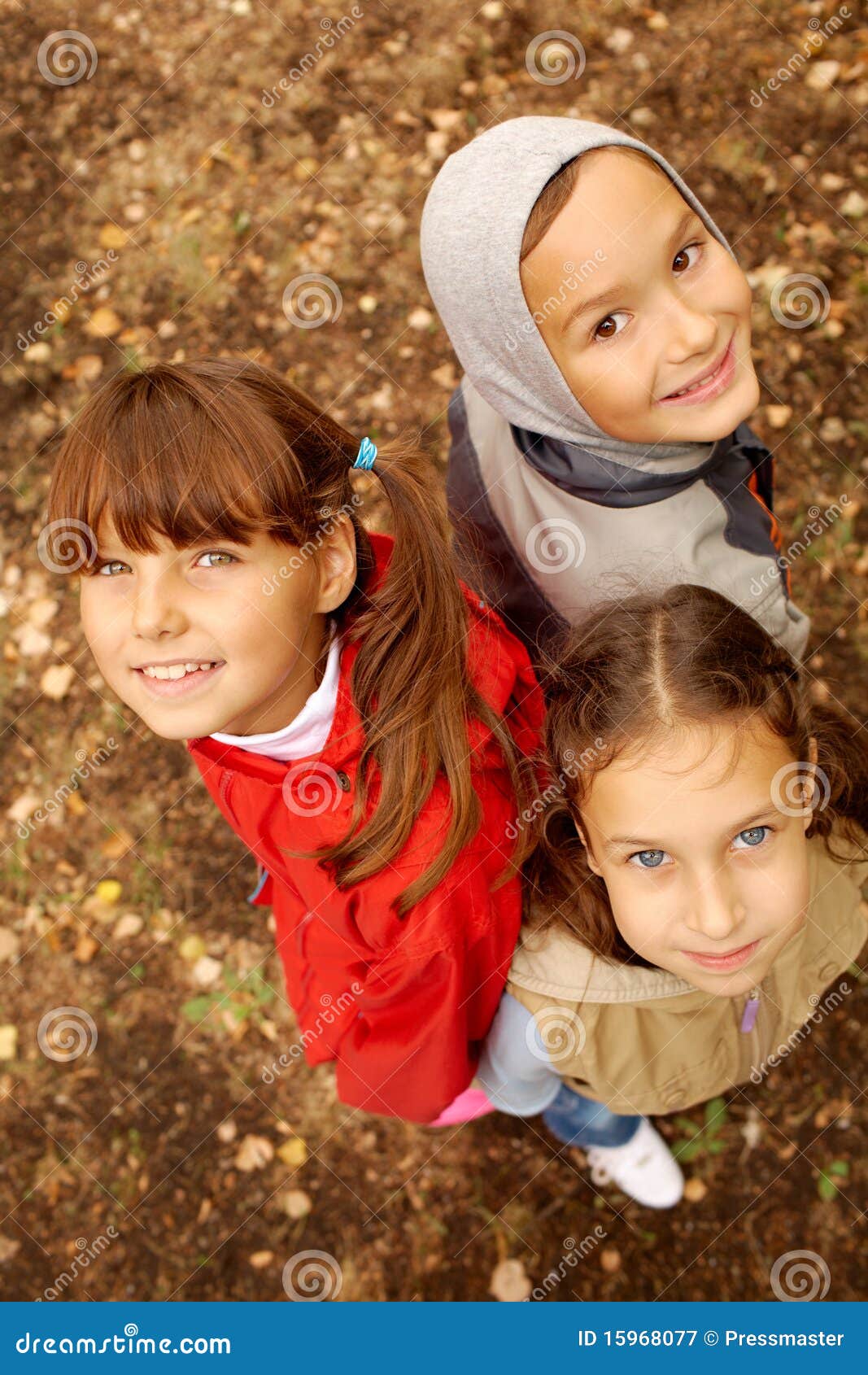 Smiling children stock image. Image of people, outdoors - 15968077