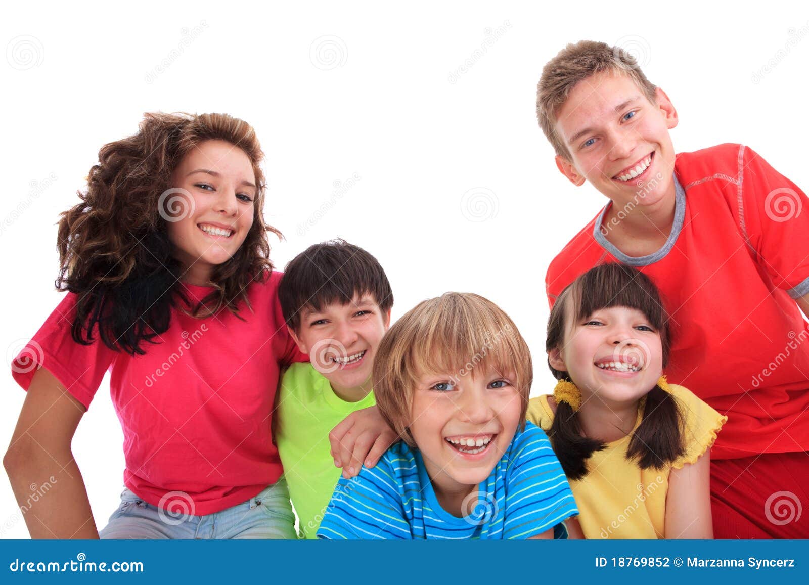 Smiling children stock photo. Image of youngsters, cheerful - 18769852
