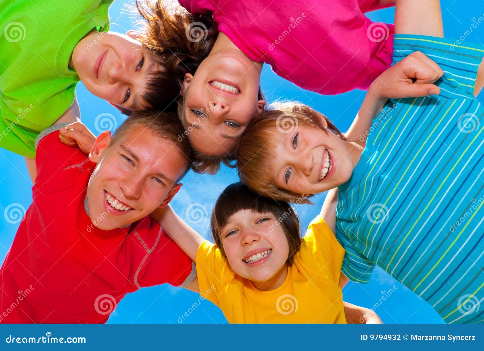 Smiling Children stock photo. Image of colorful, looking - 9794932