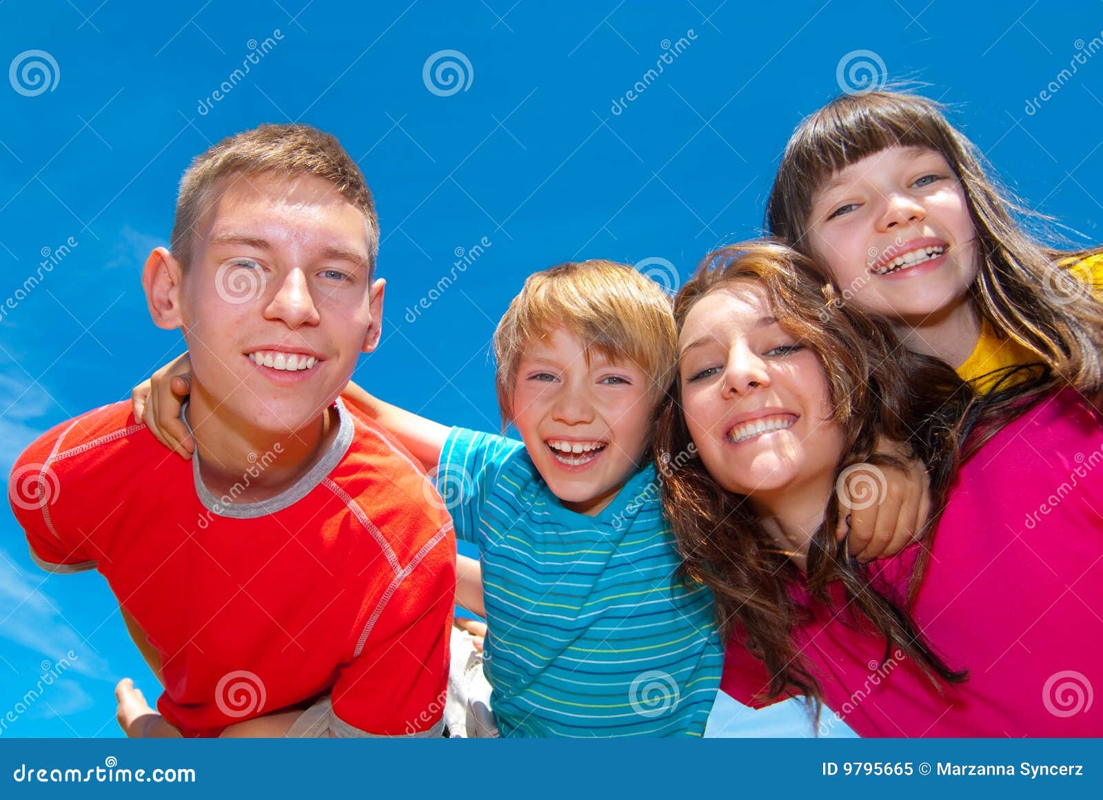 Smiling children stock image. Image of grinning, brothers - 9795665
