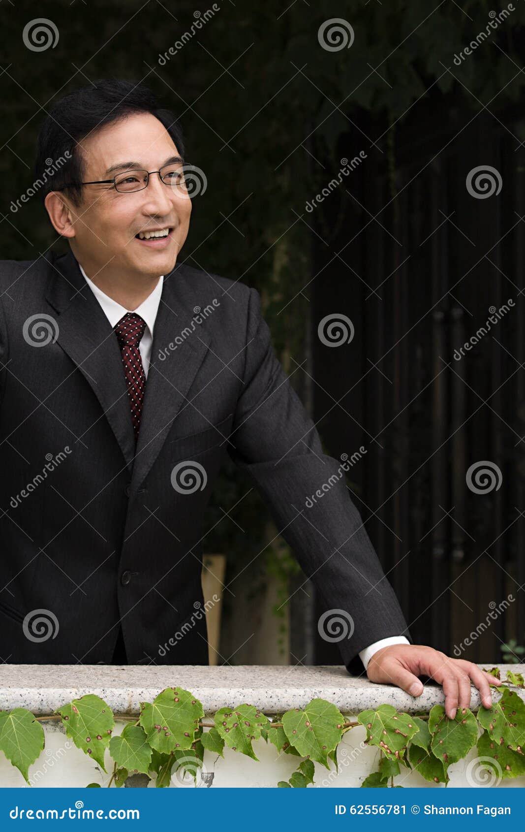 Smiling Chinese Businessman Stock Image - Image of hair, happiness ...