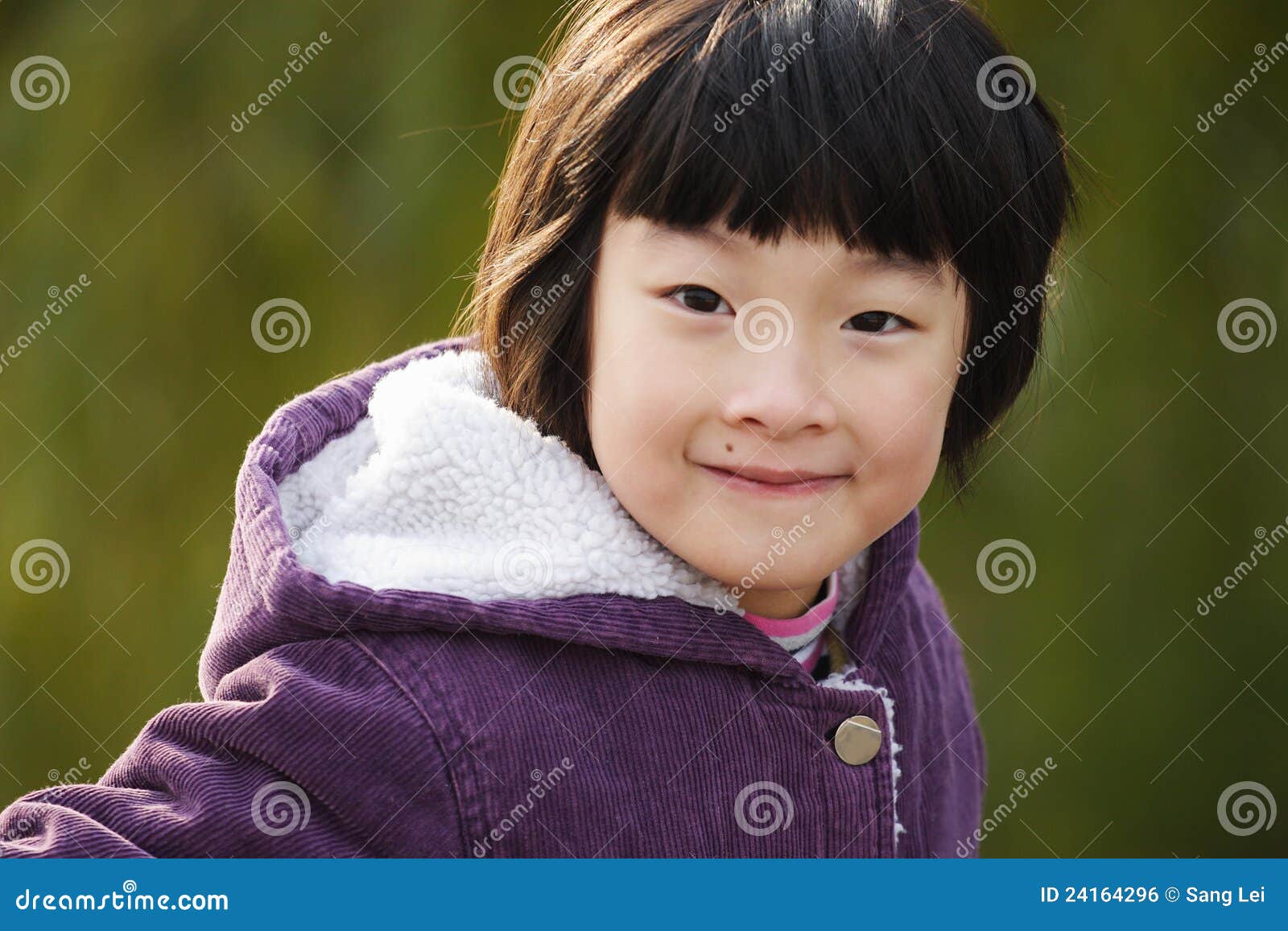 Smiling chinese girl stock photo. Image of child, asia - 24164296