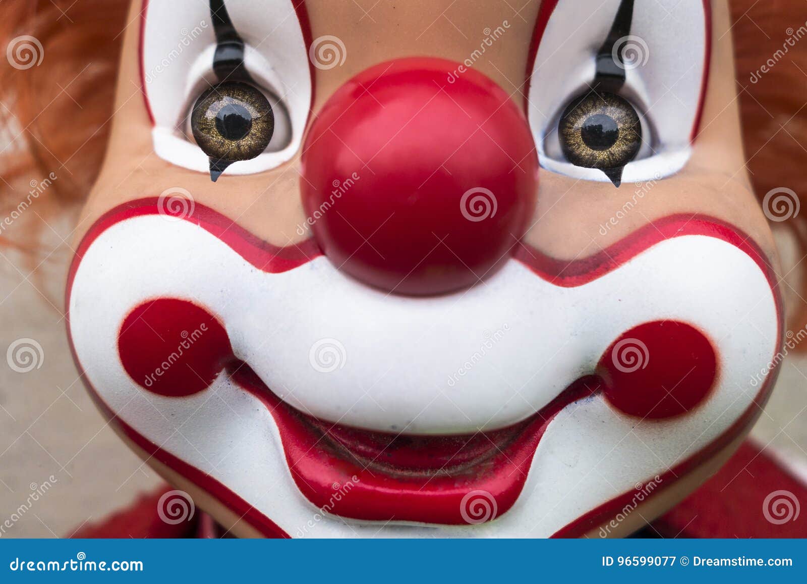 Smiling Clown On Blue Background Stock Photography | CartoonDealer.com ...