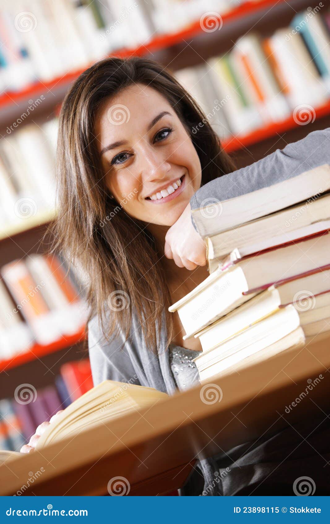 Smiling college student stock image. Image of choice - 23898115