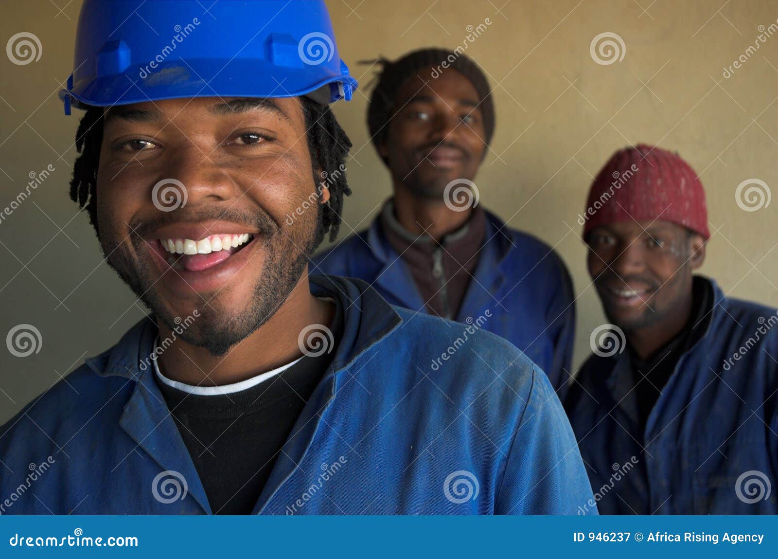 Smiling Construction Workers Stock Image - Image of repair, workers: 946237