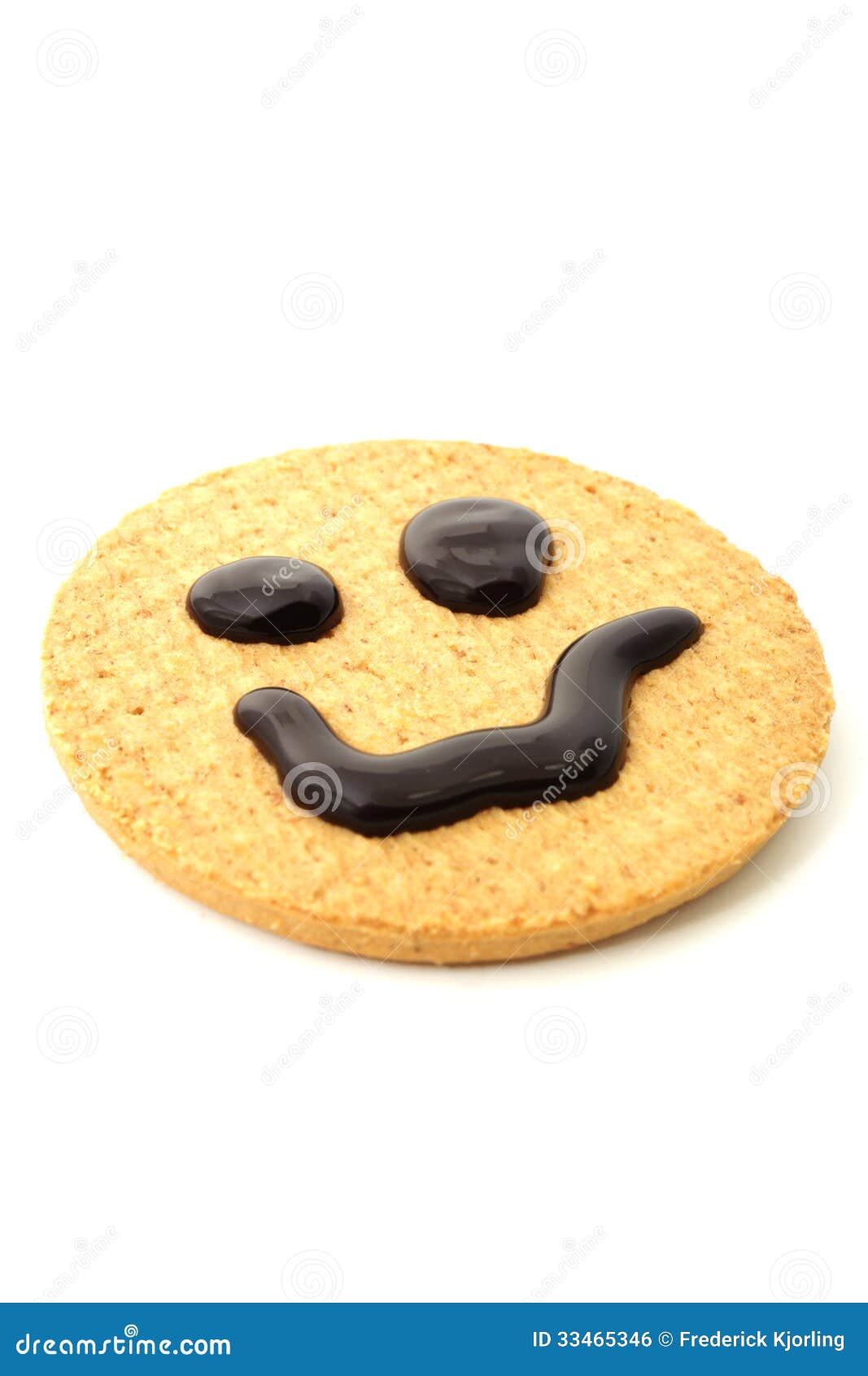 Smiling cookie stock photo. Image of snack, sauce, cookie - 33465346