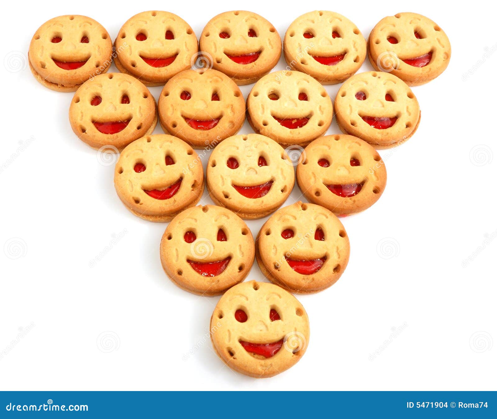 Smiling cookies stock photo. Image of dough, appetite - 5471904