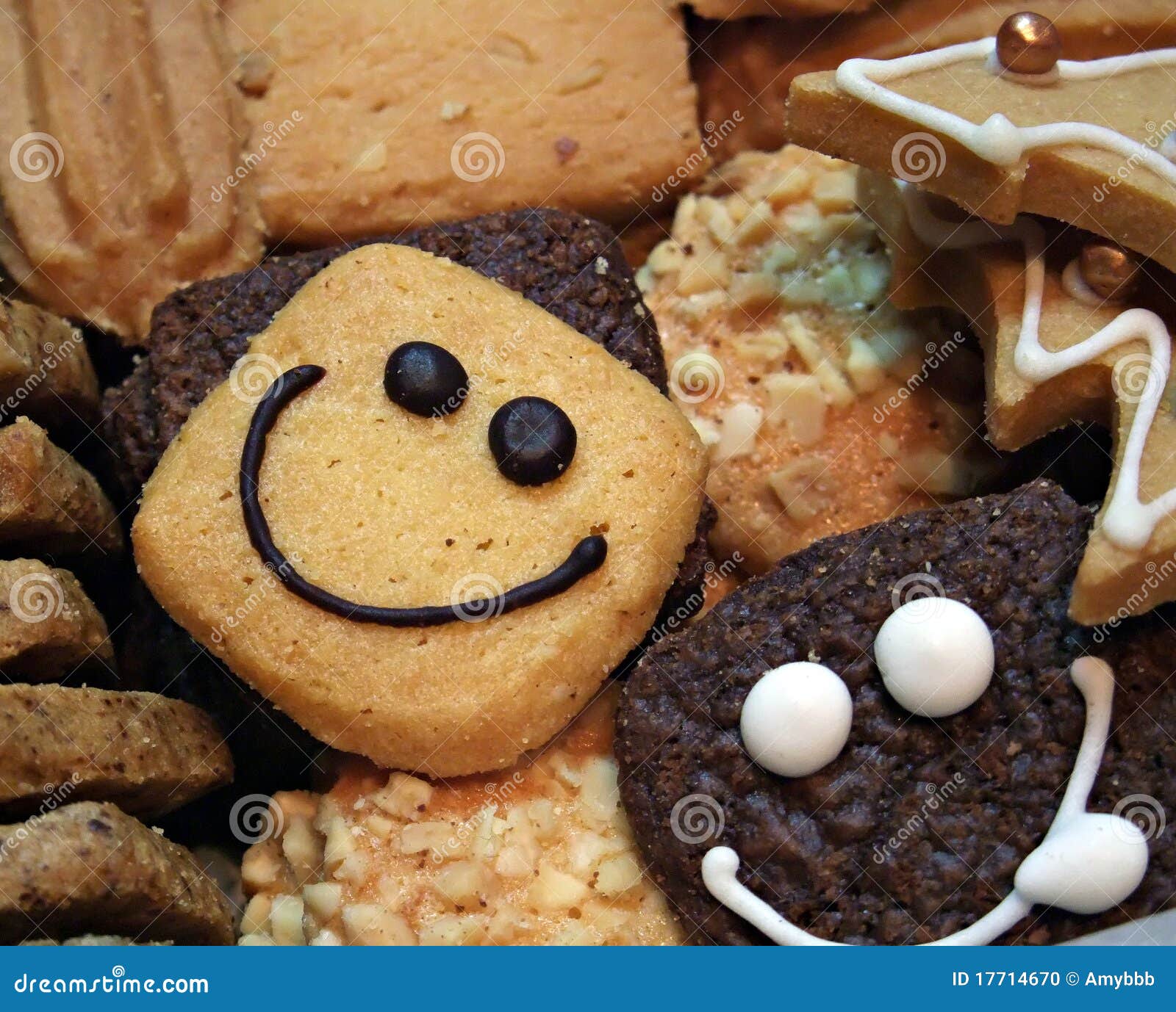 Smiling Cookies - Background Resources Stock Photo - Image of relax ...