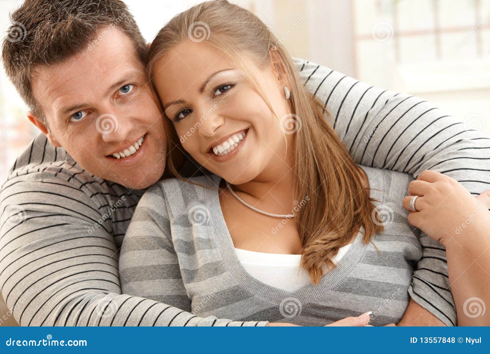 Smiling couple stock photo. Image of european, good, affectionate ...