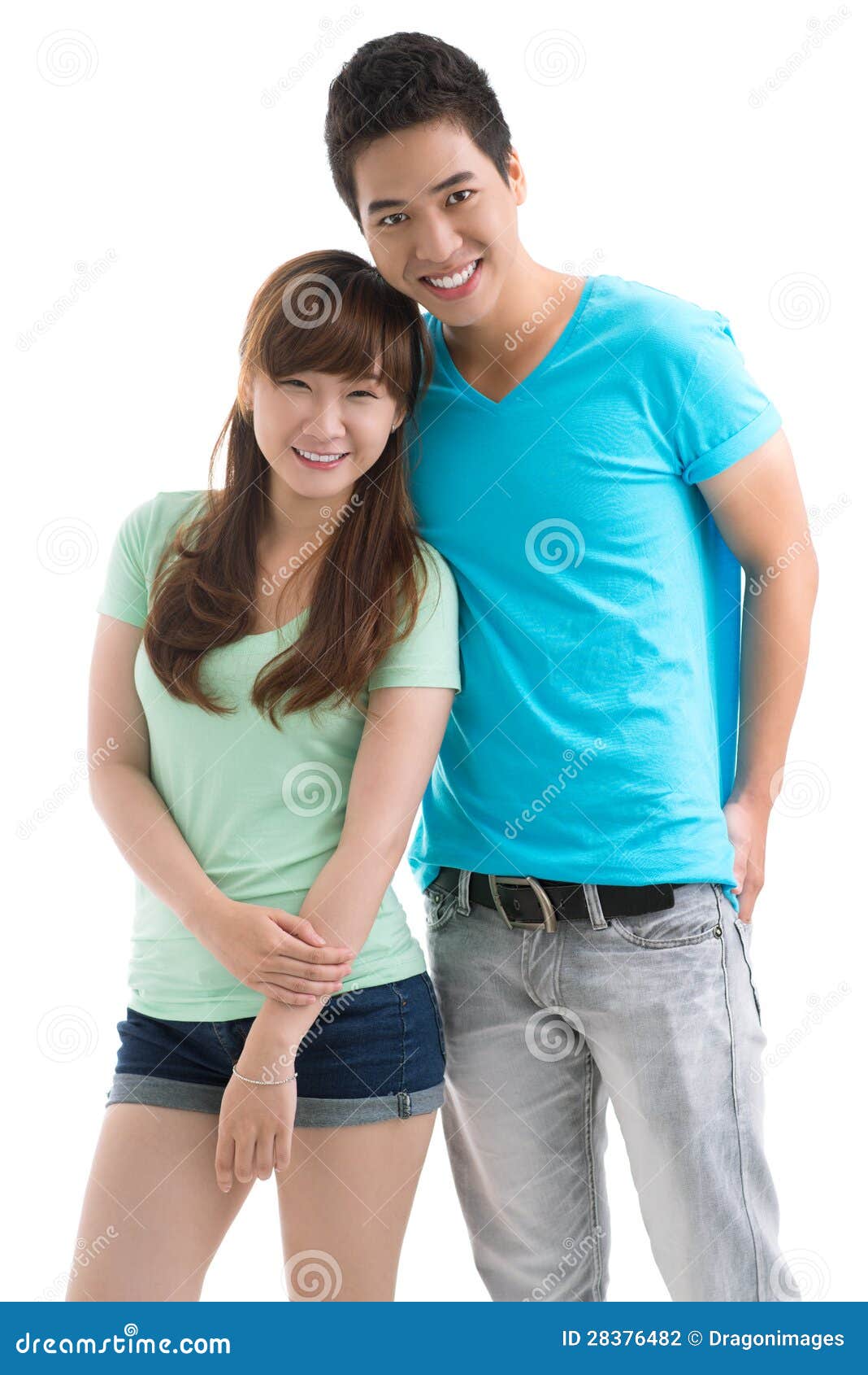 Smiling couple stock photo. Image of expression, friendship - 28376482