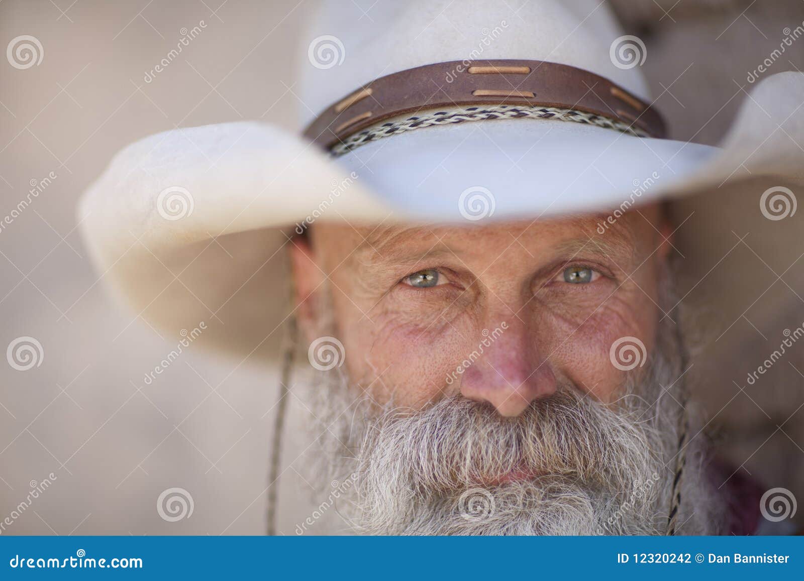 Smiling Cowboy stock photo. Image of looking, camera - 12320242