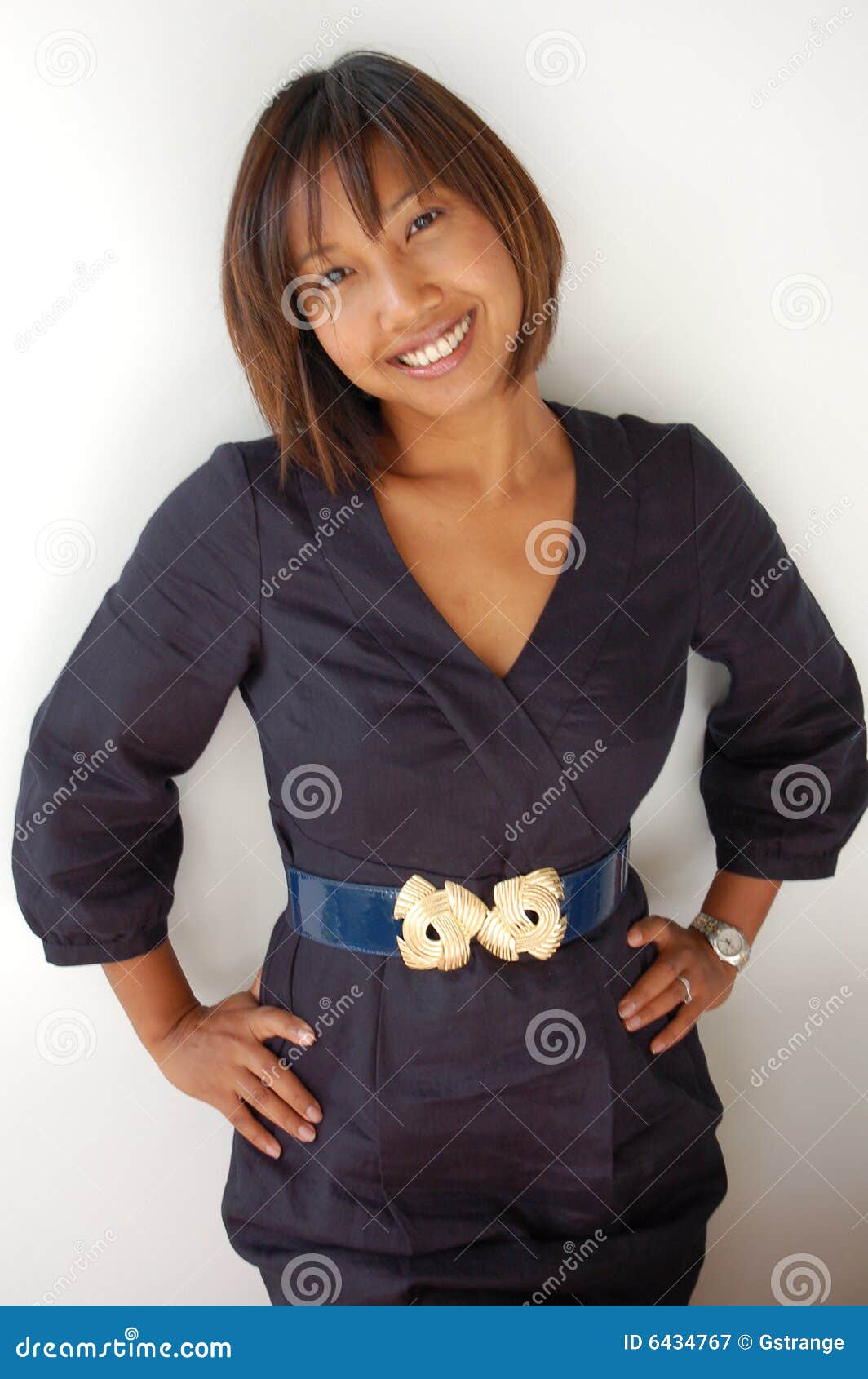 Smiling Customer Service stock image. Image of female - 6434767