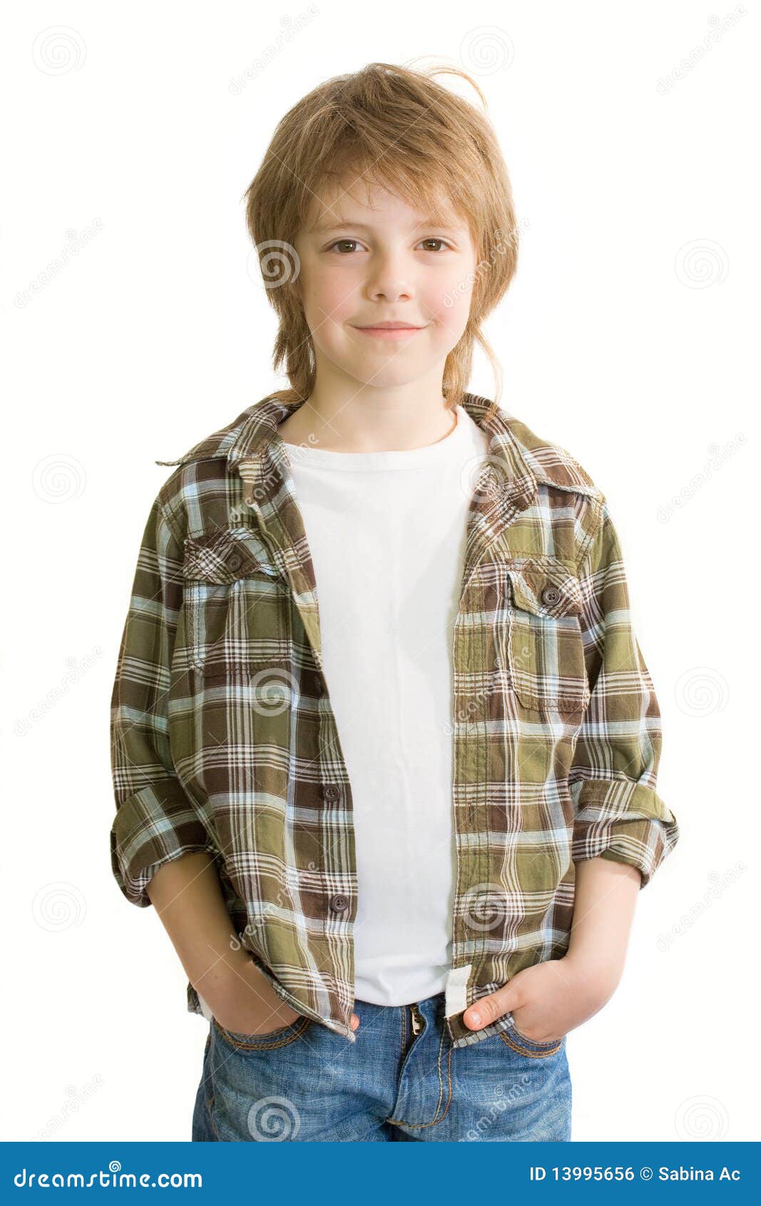 Smiling cute boy stock photo. Image of little, portrait - 13995656
