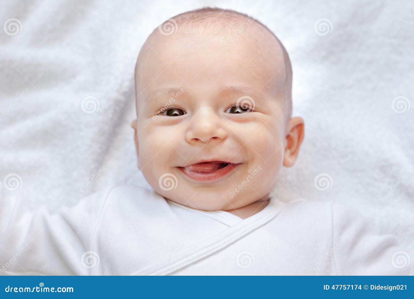 Smiling cute lovely baby stock photo. Image of girl, child - 47757174