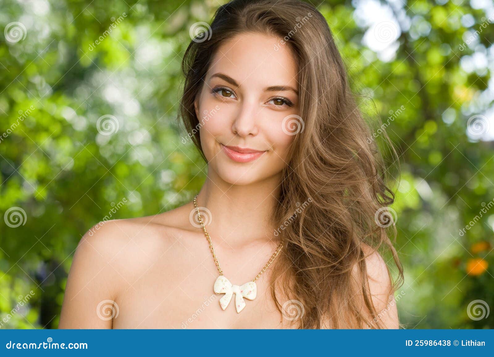 Smiling cutie. stock photo. Image of foliage, sunshine - 25986438